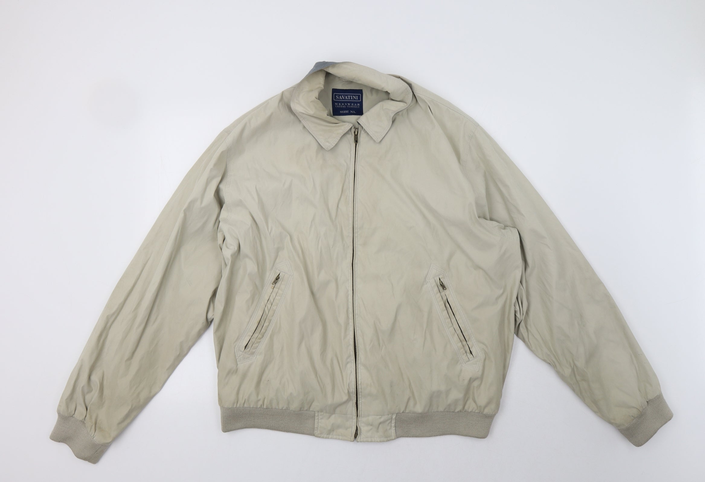 Savatini Mens Beige Jacket Size XL – Preworn