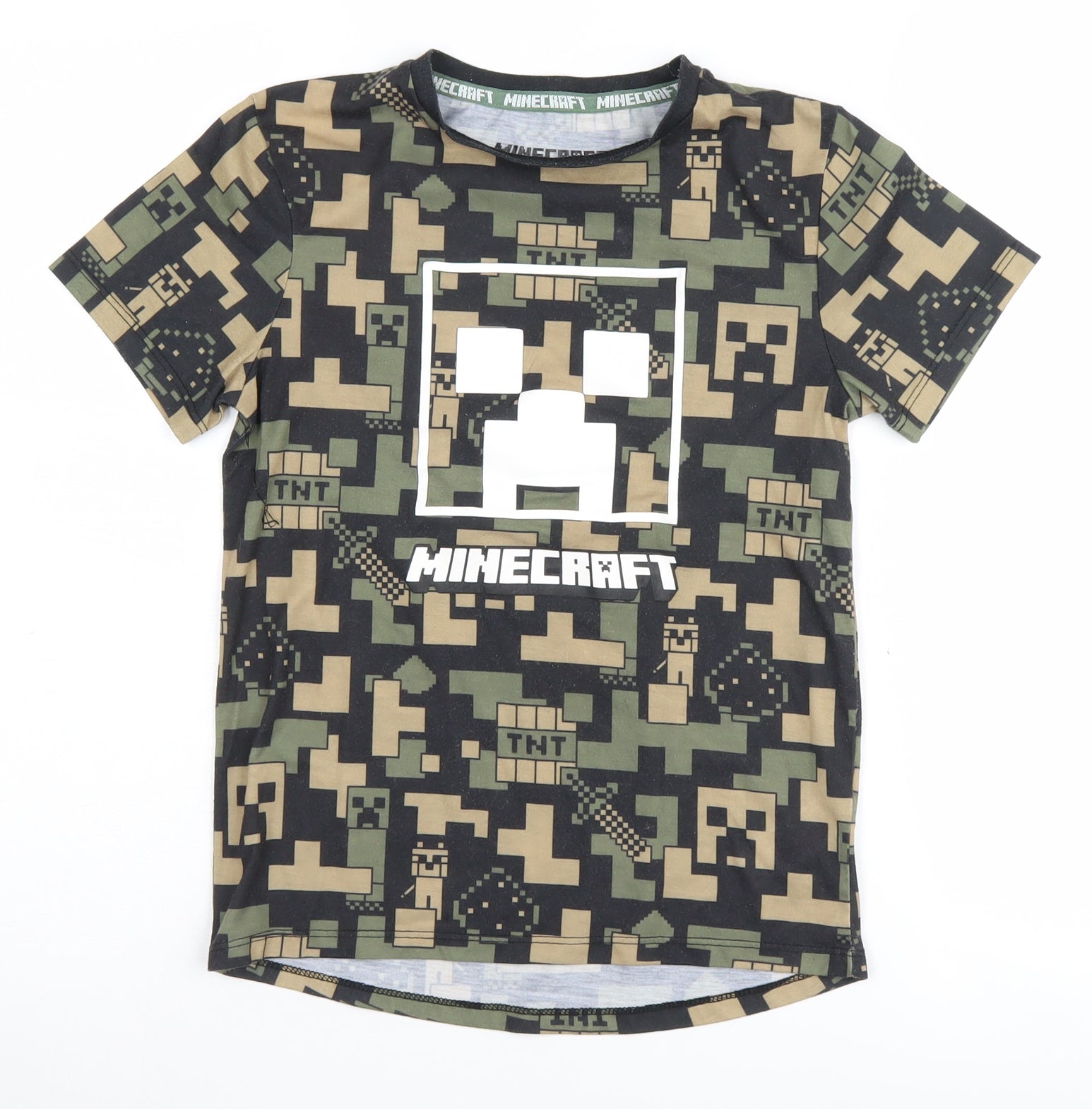 Minecraft Boys Multicoloured 8-9 Years T-Shirt – Preworn