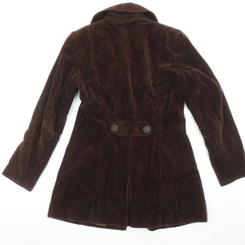 Marks and Spencer Per Una Women Brown Corduroy Blazer Jacket Size 10 ...