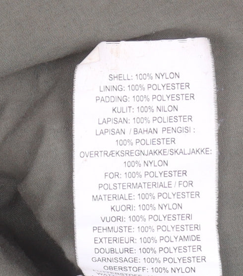 Ben Sherman Boys Green Hooded Parka Coat 10-11 Years Nylon Padded Wint ...