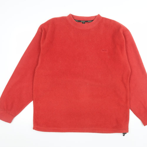 Peter Storm Men's Red Fleece Pullover Sweatshirt Small – Preworn