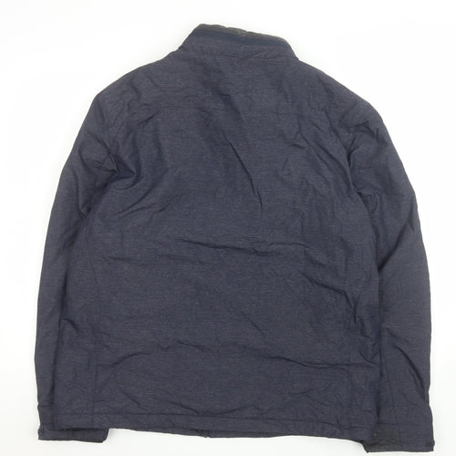 Marks and Spencer Men's Blue L Puffer Jacket Water Resistant – Preworn