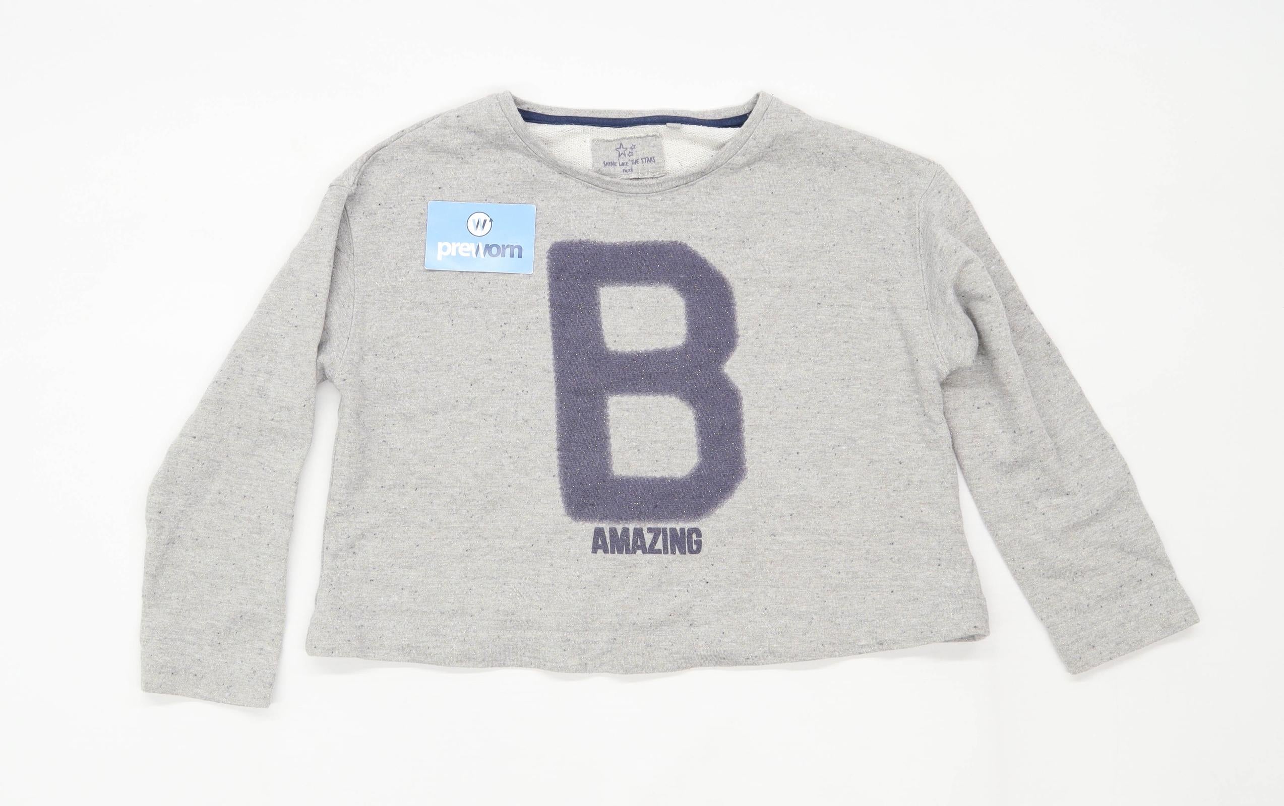 Next Girls Grey Jumper Age 10 – Preworn