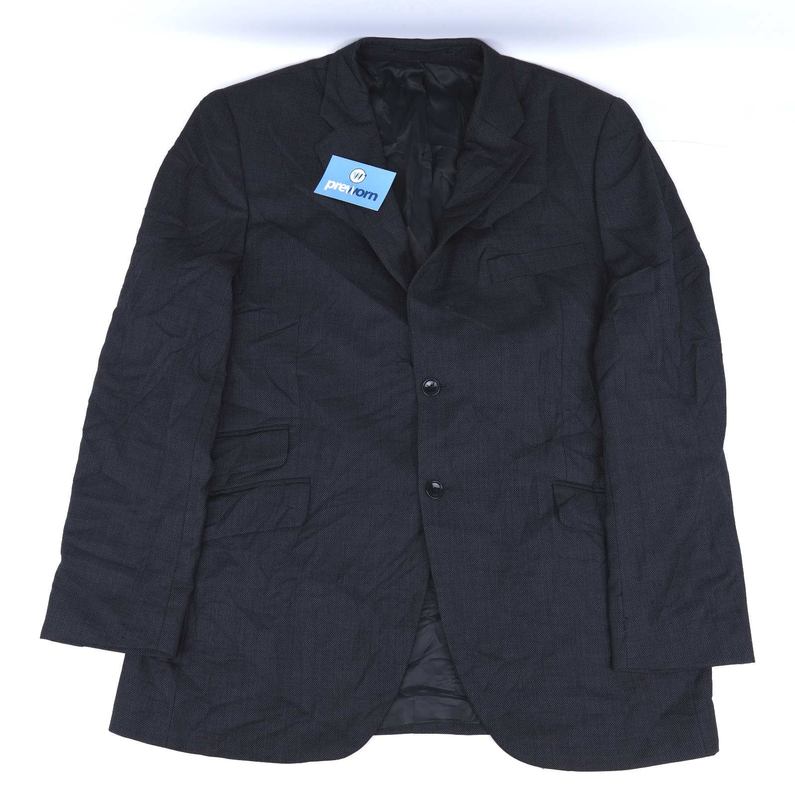 Howick Mens Wool Grey Suit Jacket 44 Chest (Long) – Preworn