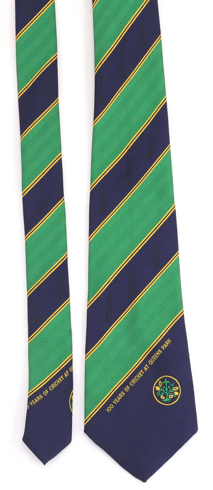 100 Years Centenary Queens Park Cricket Mens Green Cricket Classic Fit ...