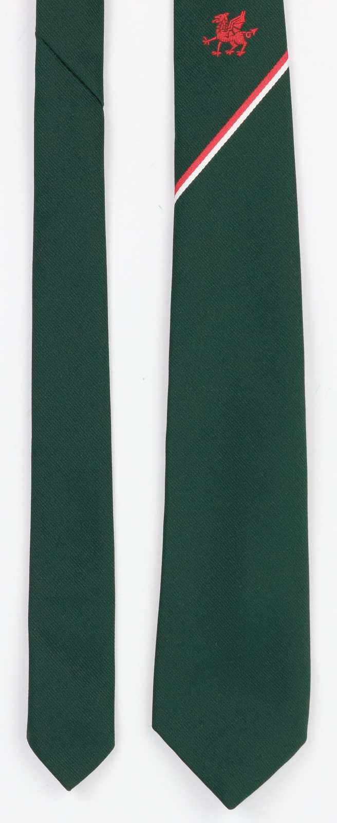 Red Dragon Matisse Mens Green Crested Skinny Fit Tie – Preworn