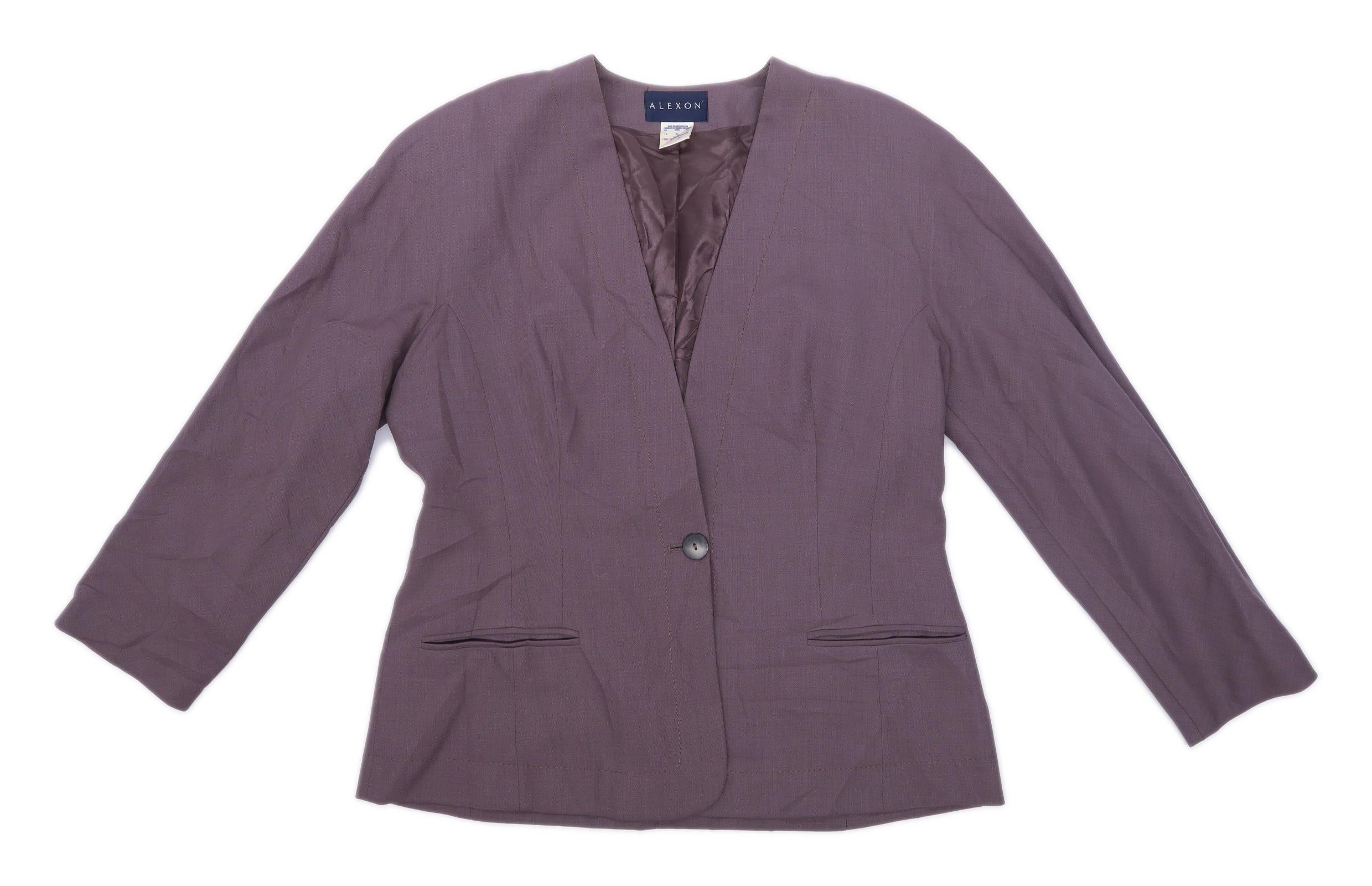 Alexon Womens Size 14 Brown New Blend Suit Jacket (Regular) – Preworn