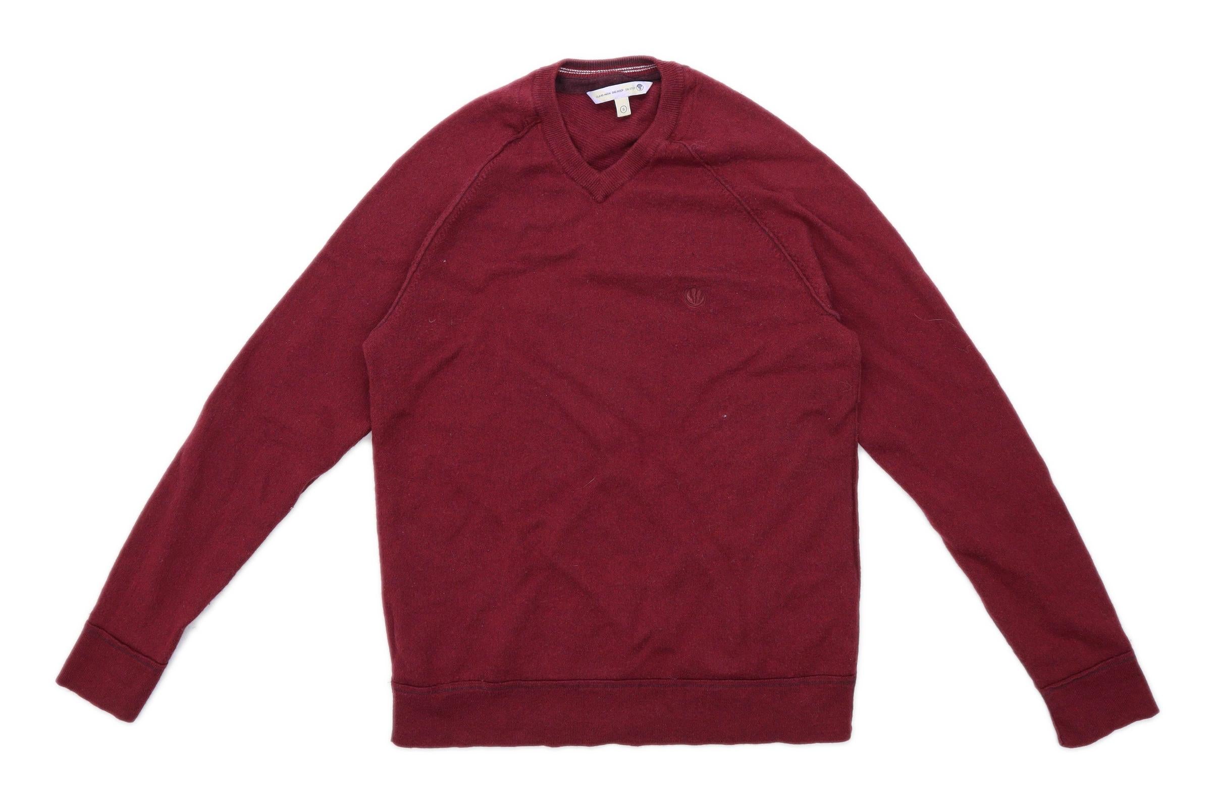 Fat Face Mens Size S Cotton Blend Red Jumper – Preworn