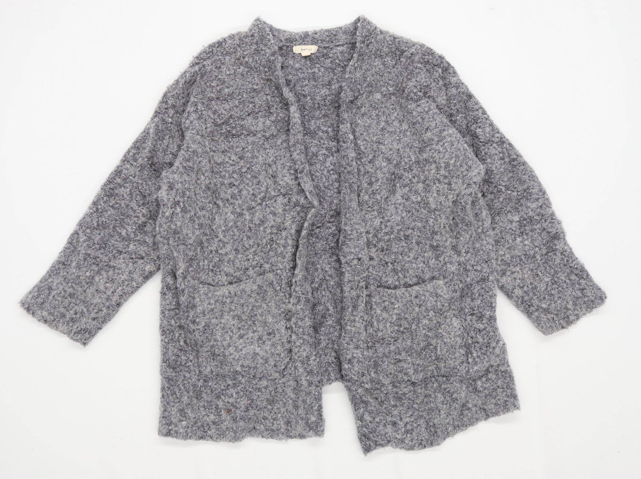 Debut Womens Size S-M Grey Cardigan (Regular) – Preworn