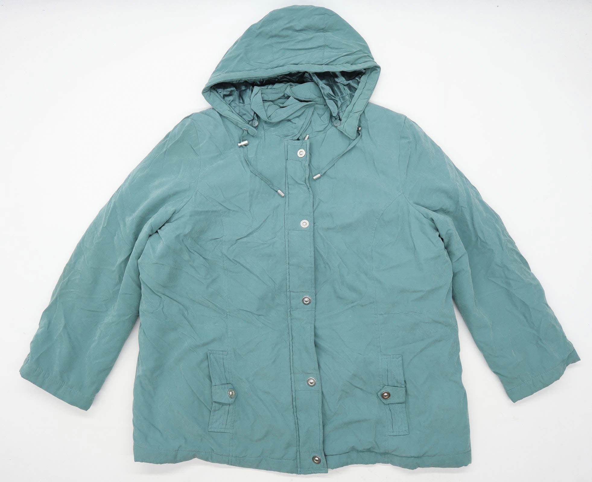 BM Collection Womens Size L Green Midweight Coat – Preworn