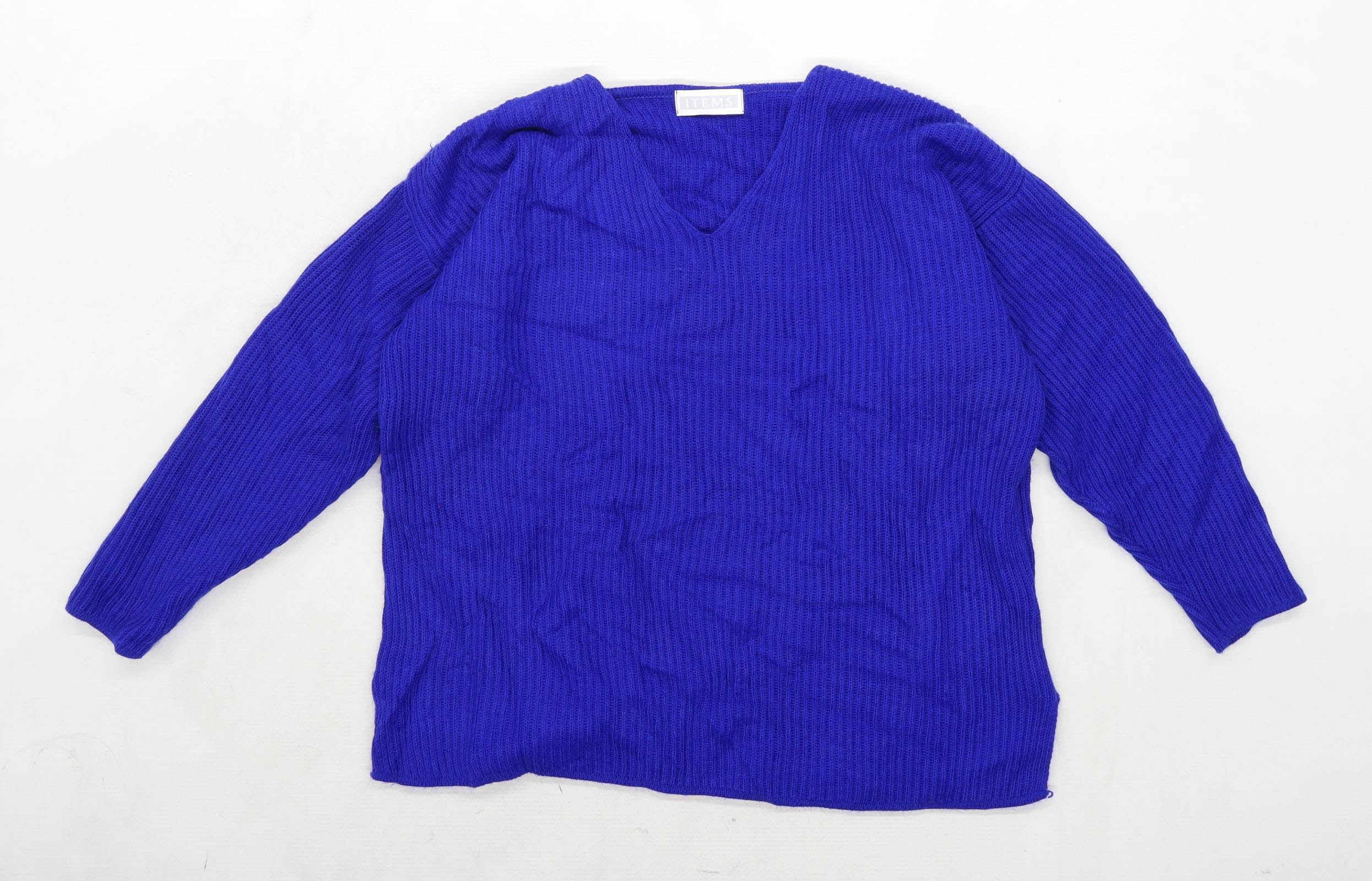 Tesco Girls Blue Jumper Age 11-12 Years – Preworn