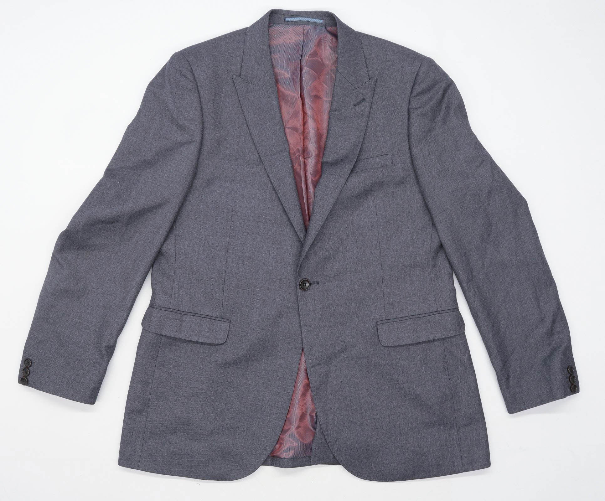 Taylor & Cutter Mens Grey Suit Jacket 42 Chest (Regular) – Preworn