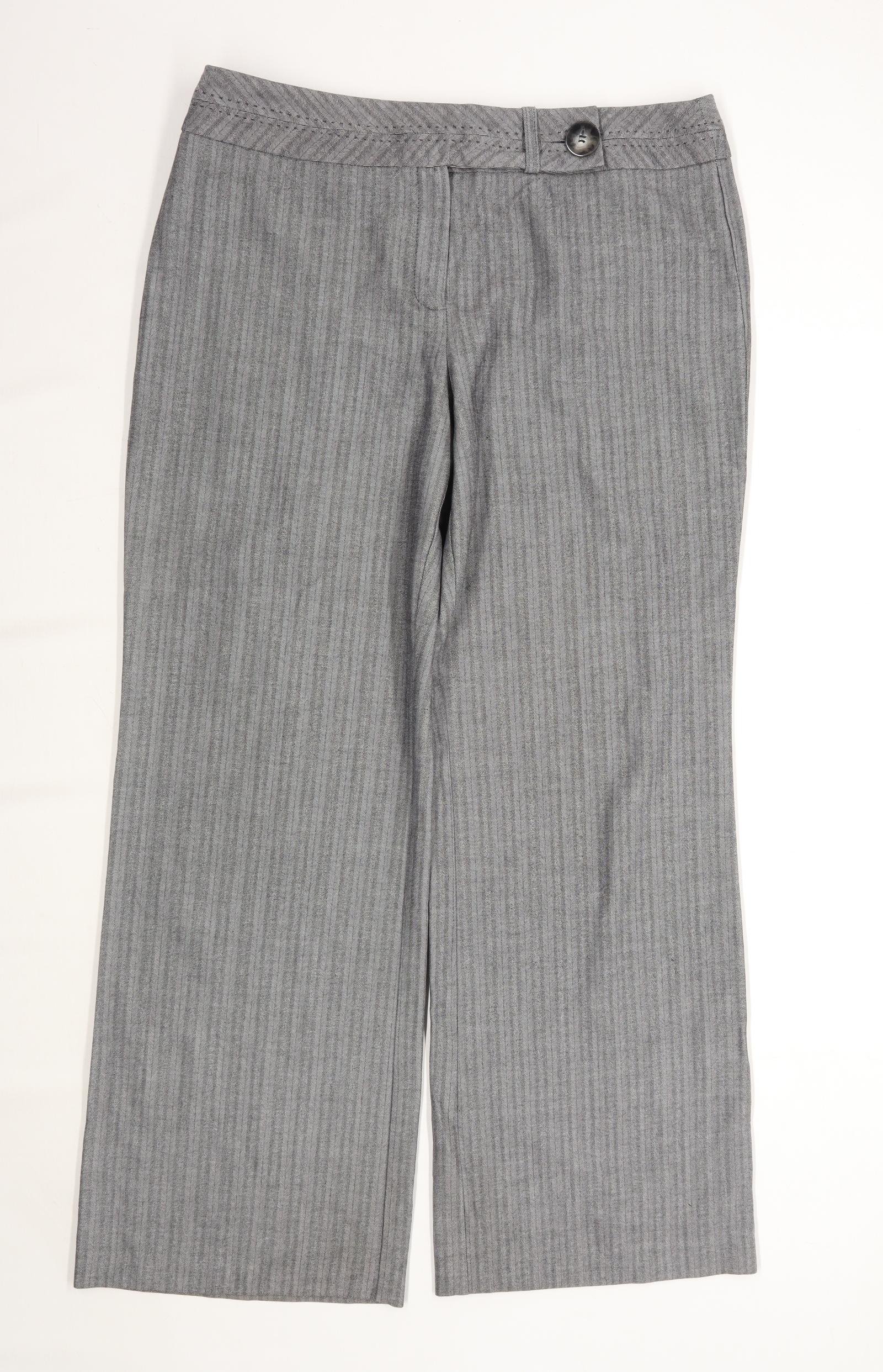 Womens Principles Grey Trousers Size 14/L29 – Preworn