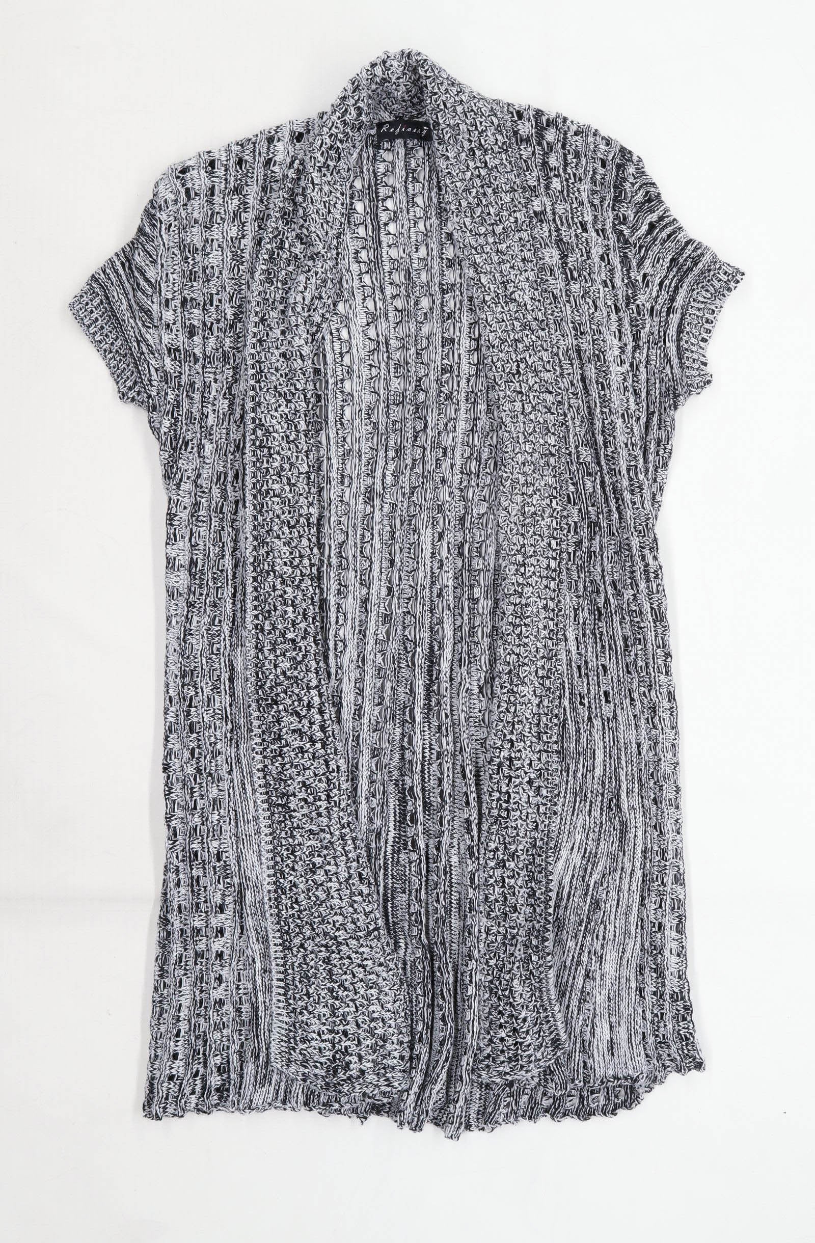 Refinery Womens Size 10 Grey Cardigan (Regular) – Preworn