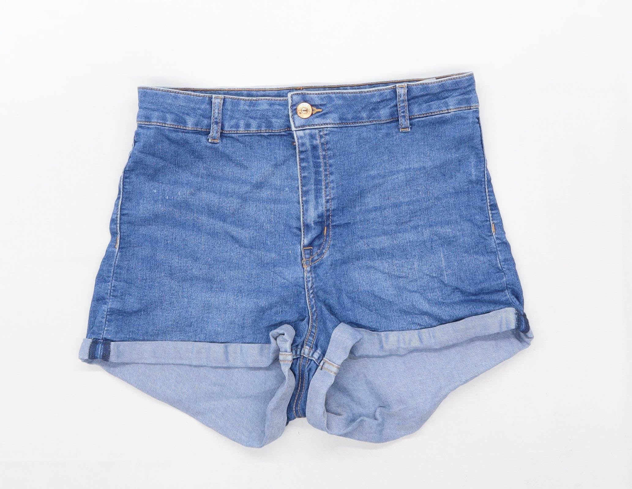 Womens Divided Blue Denim Shorts Size 14/L2 – Preworn