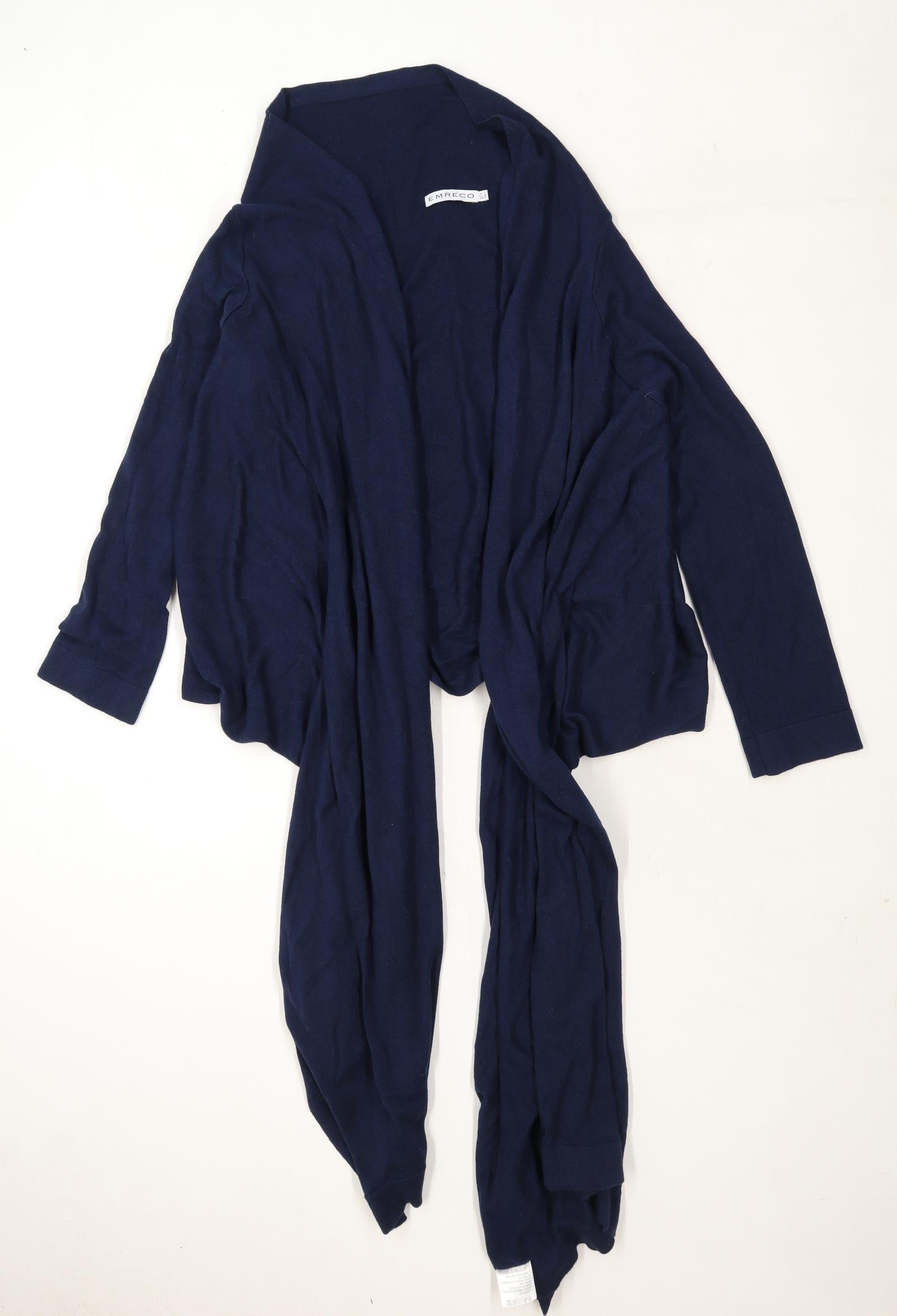 Emreco Womens Size 10 Blue Waterfall Cardigan (Regular) – Preworn
