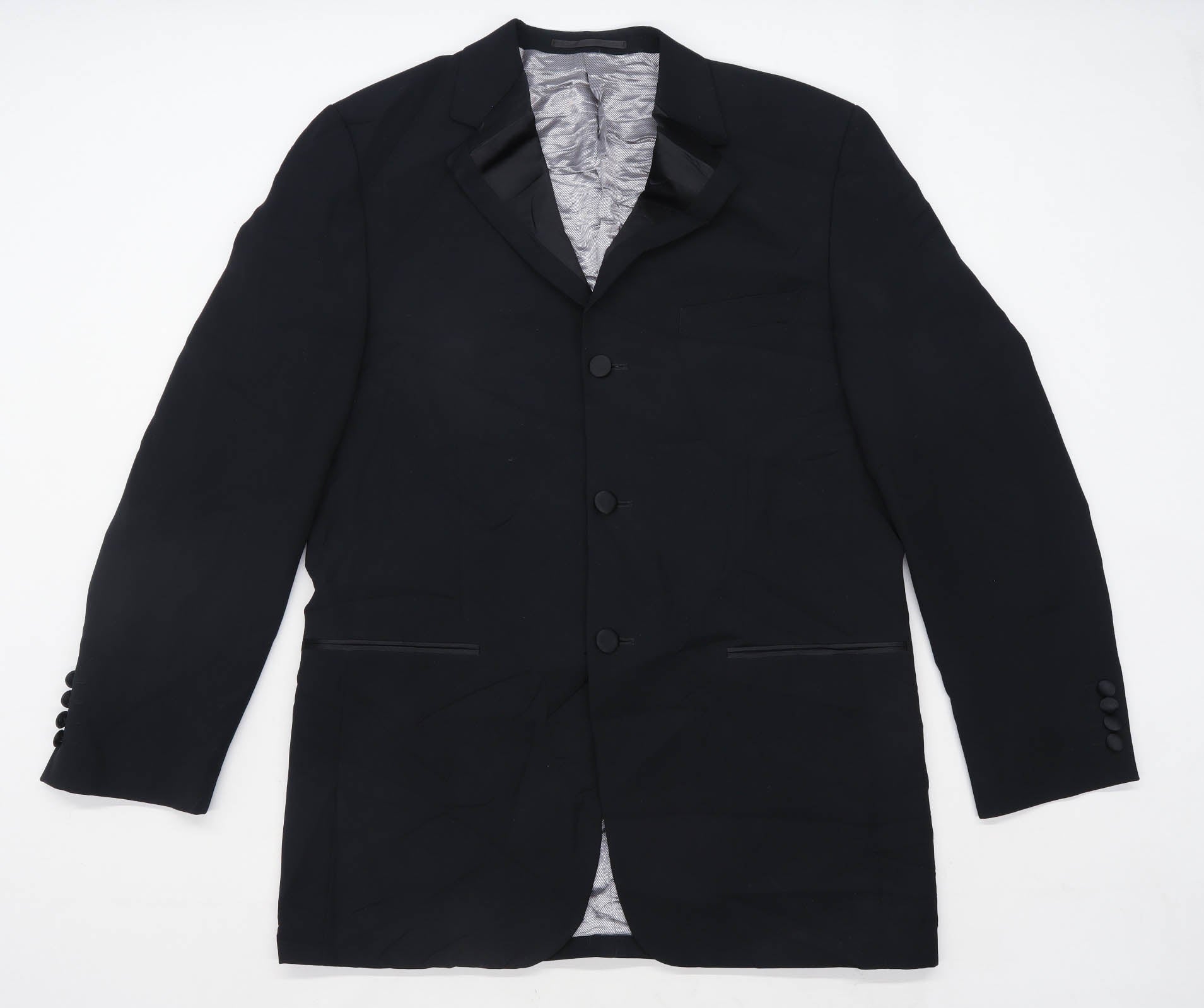 Hugo James Mens Black Dinner Suit Jacket 40 Chest (Regular) – Preworn