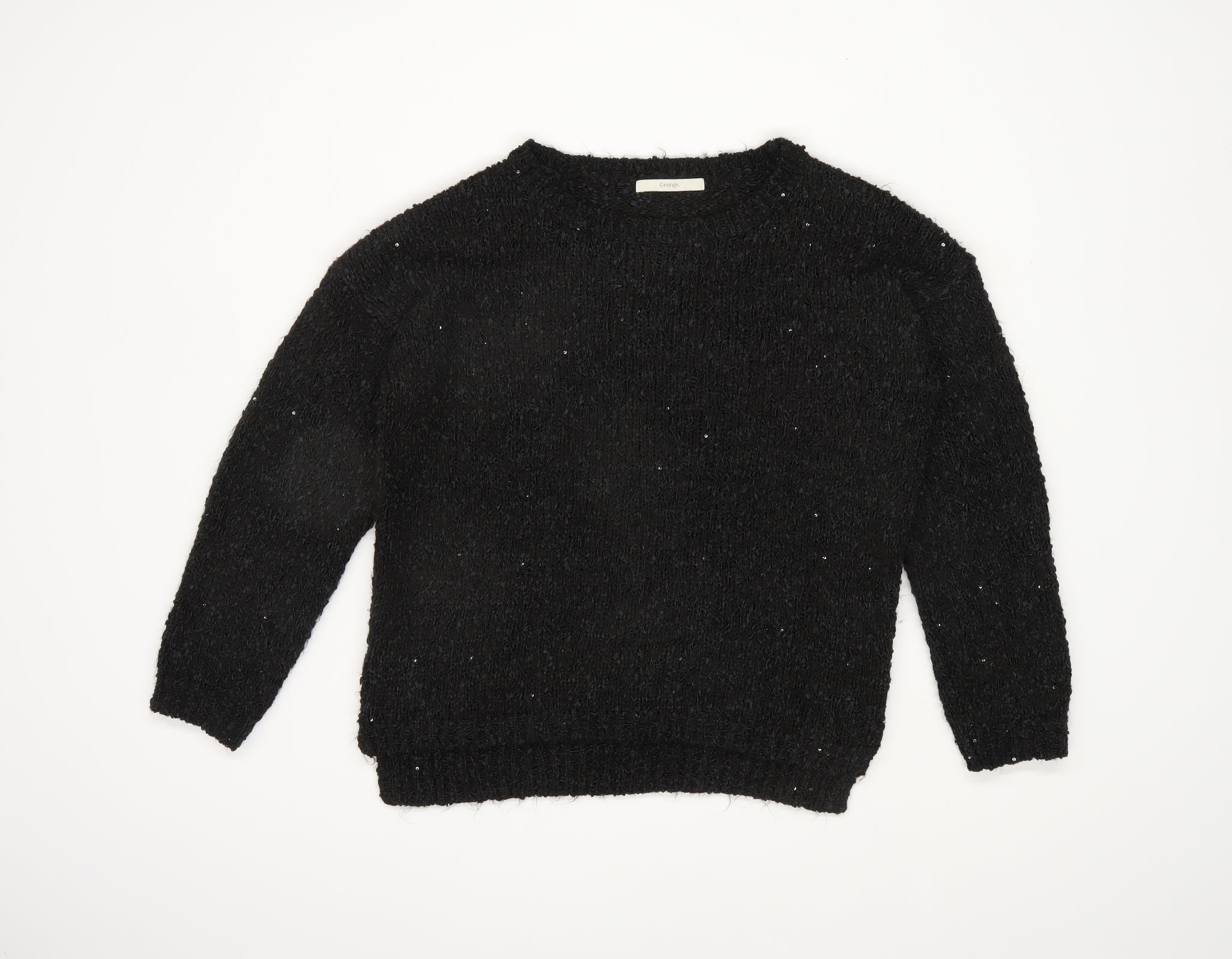 George Womens Size 12 Black Jumper (Regular) – Preworn