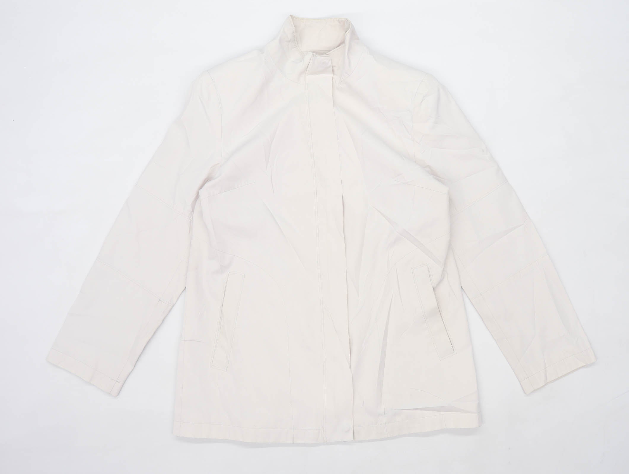 Nuage Womens Size 12 Cotton White Soft Shell Jacket – Preworn