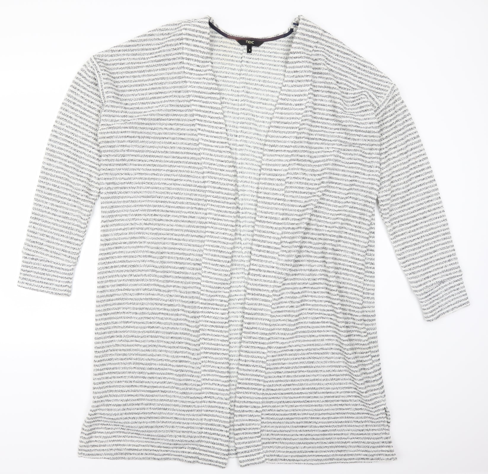 NEXT Womens Grey Striped Cardigan Jumper Size 20 – Preworn