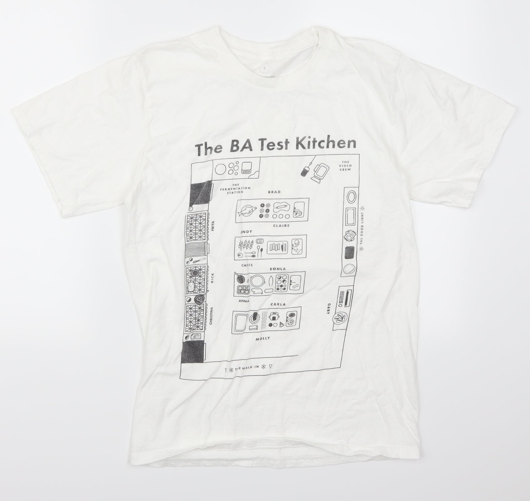 Bon Appetit Mens White T-Shirt Size S - The BA Test Kitchen – Preworn