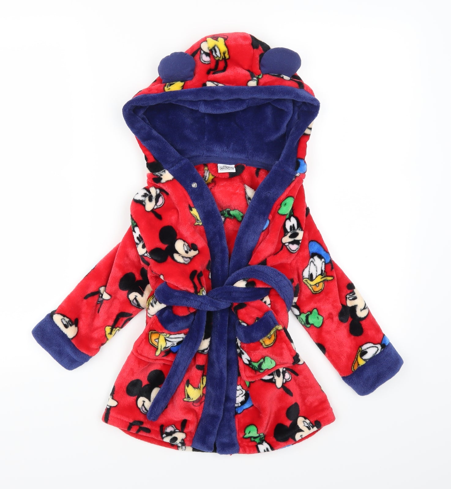 Matalan Boys Red Robe Size 2-3 Years - Mickey Mouse – Preworn