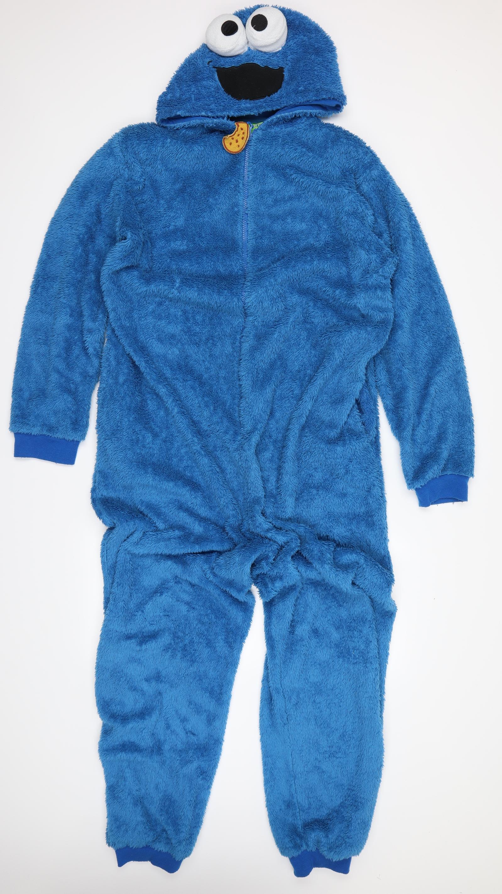 Primark Mens Blue Solid One Piece Size M - Cookie monster – Preworn