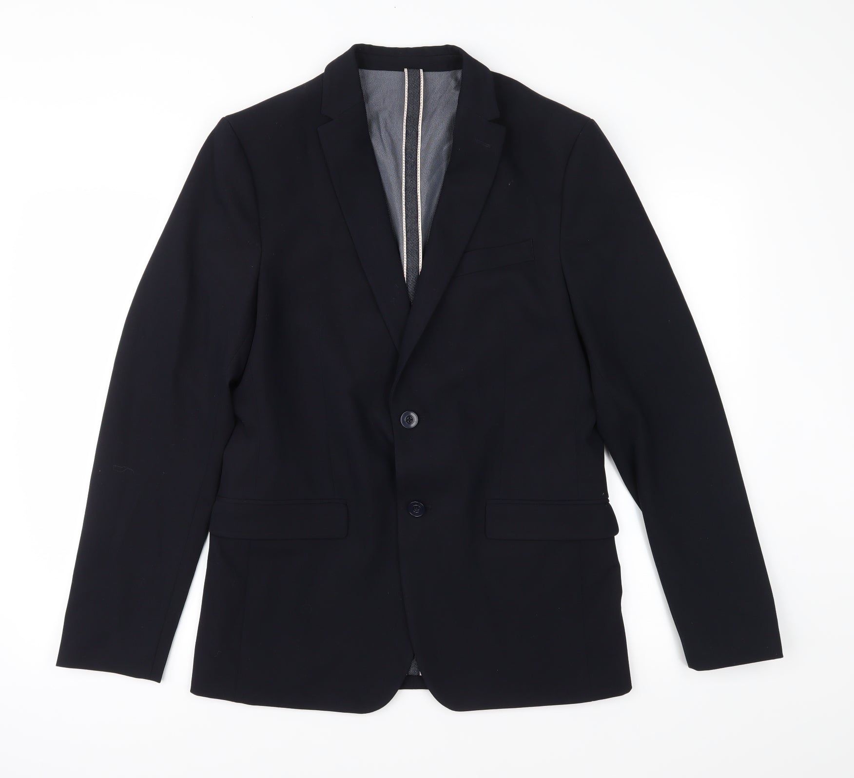 Zara Mens Blue Jacket Suit Jacket Size 40 – Preworn