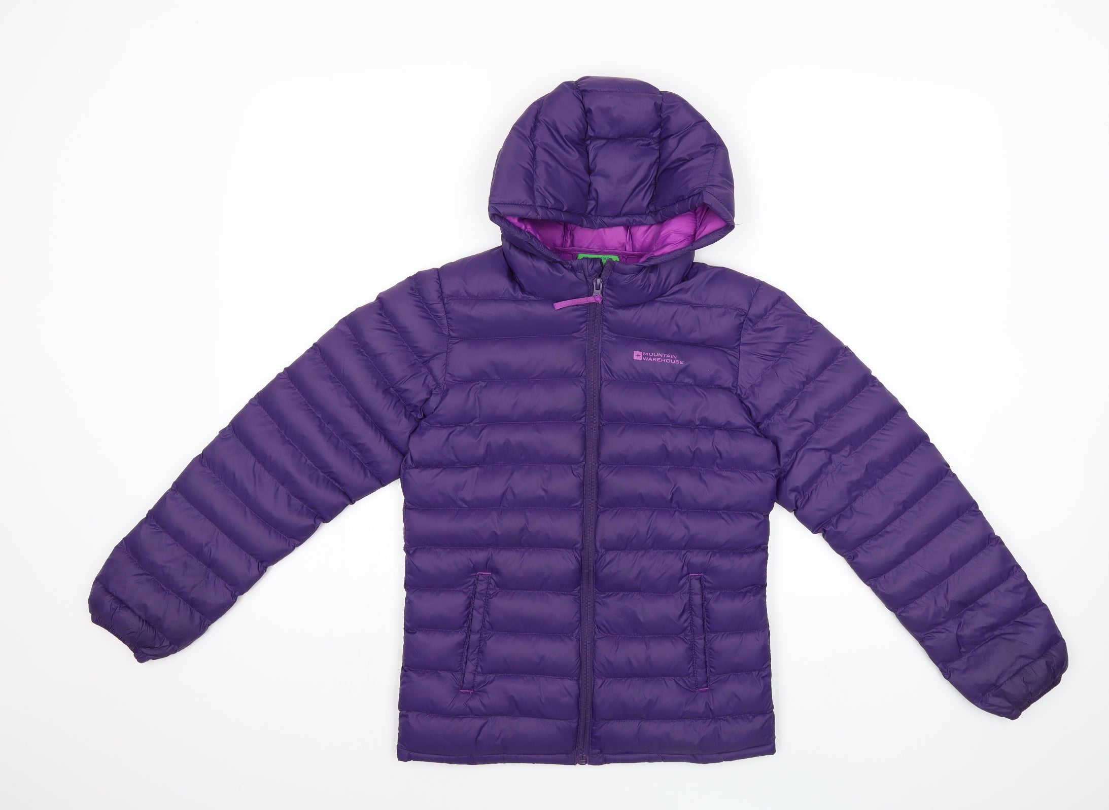 Mountain Warehouse Girls Purple Puffer Jacket Coat Size 9-10 Years ...
