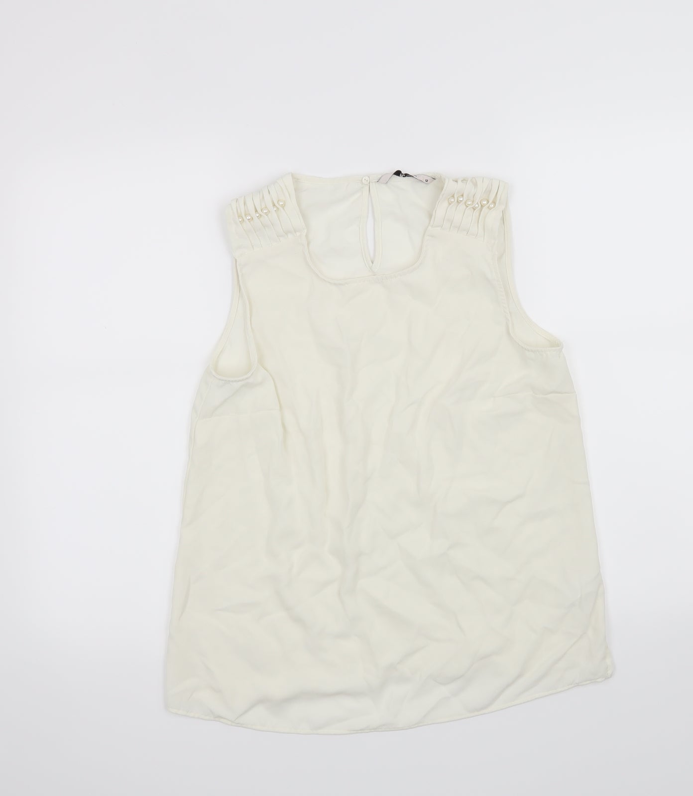 TU Womens White Camisole Tank Size 12 – Preworn