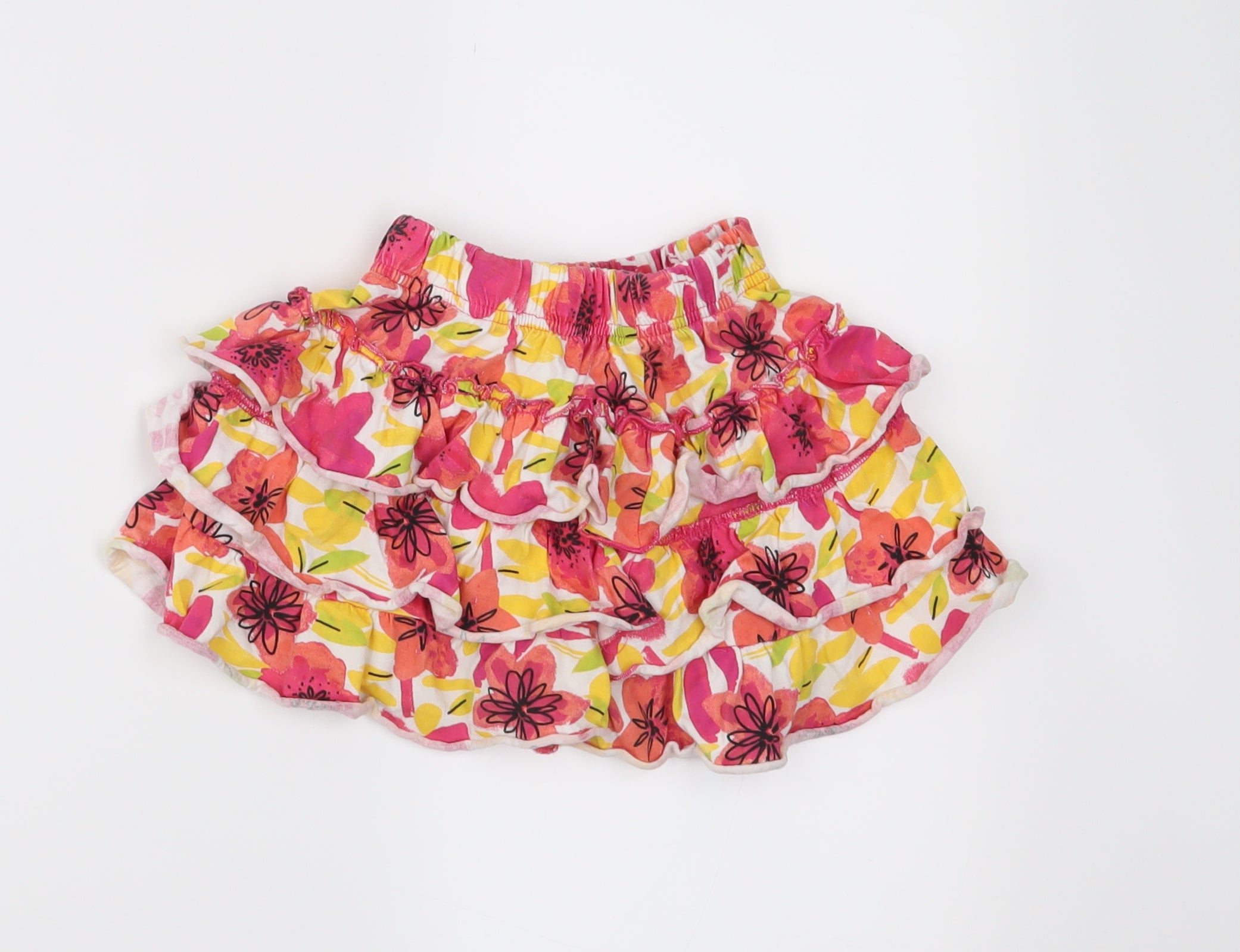 Nutmeg Girls Pink Floral Jersey Peasant Skirt Size 2-3 Years – Preworn