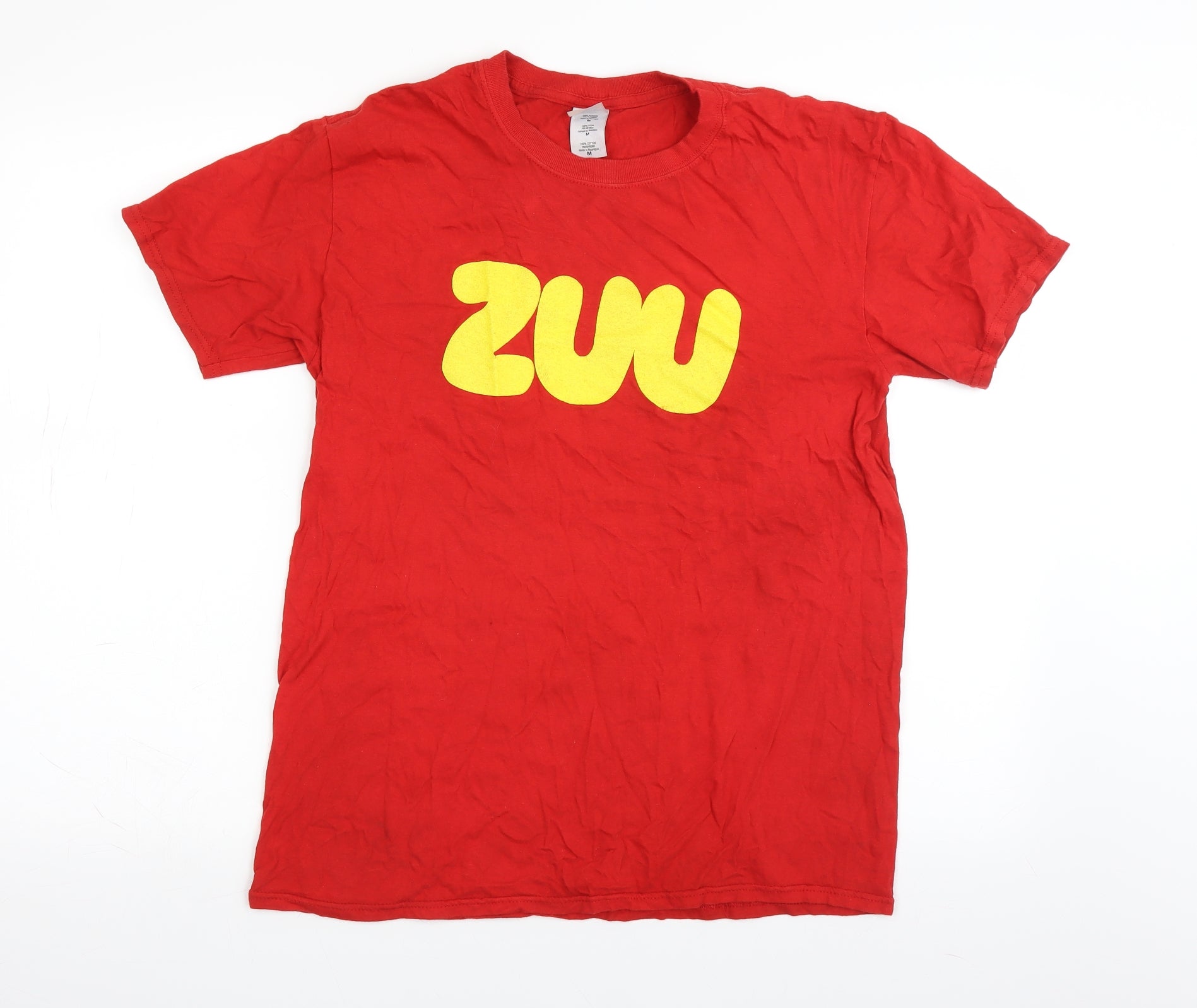 Gildan Mens Red T-Shirt Size M - ZUU monkey – Preworn
