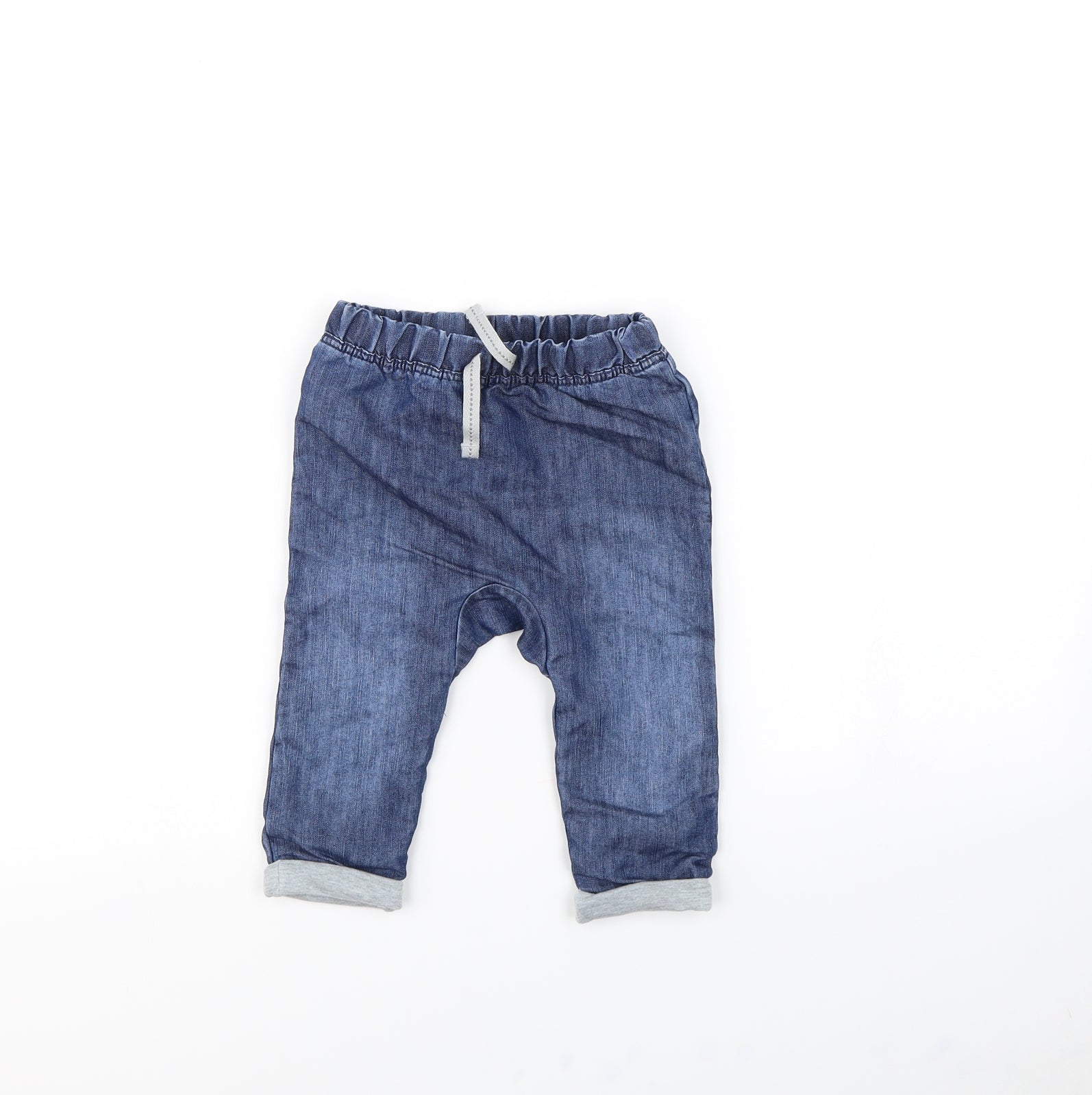 TU Baby Blue Cargo Trousers Size 9 Months – Preworn