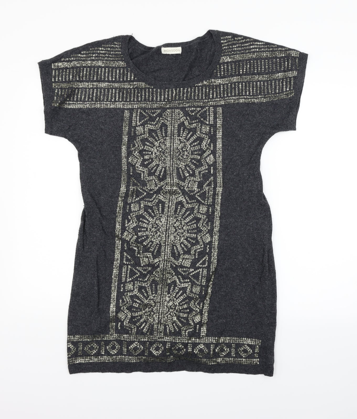 Monsoon Womens Grey Fit & Flare – Preworn