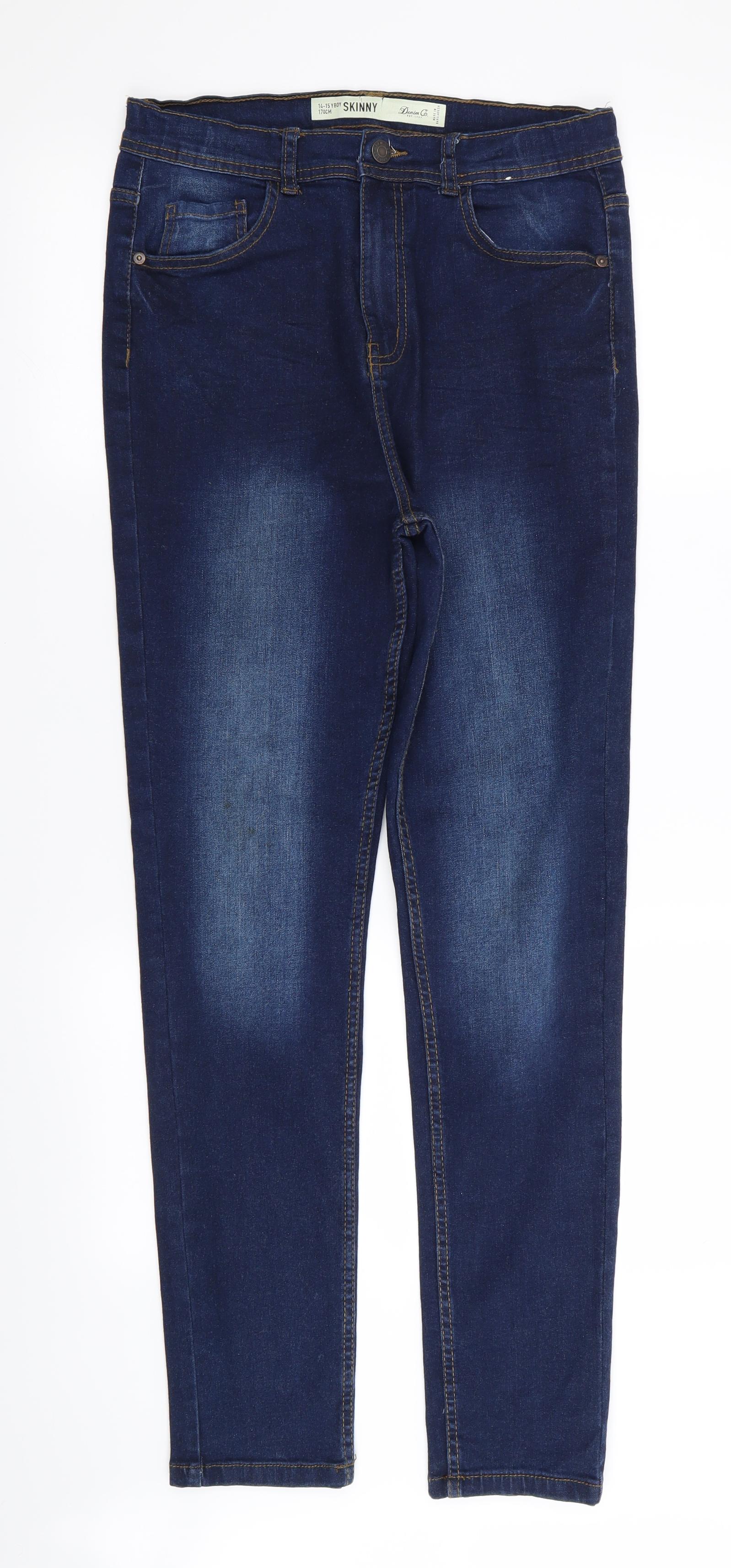 denim and co Girls Blue Skinny Jeans Size 14-15 Years – Preworn