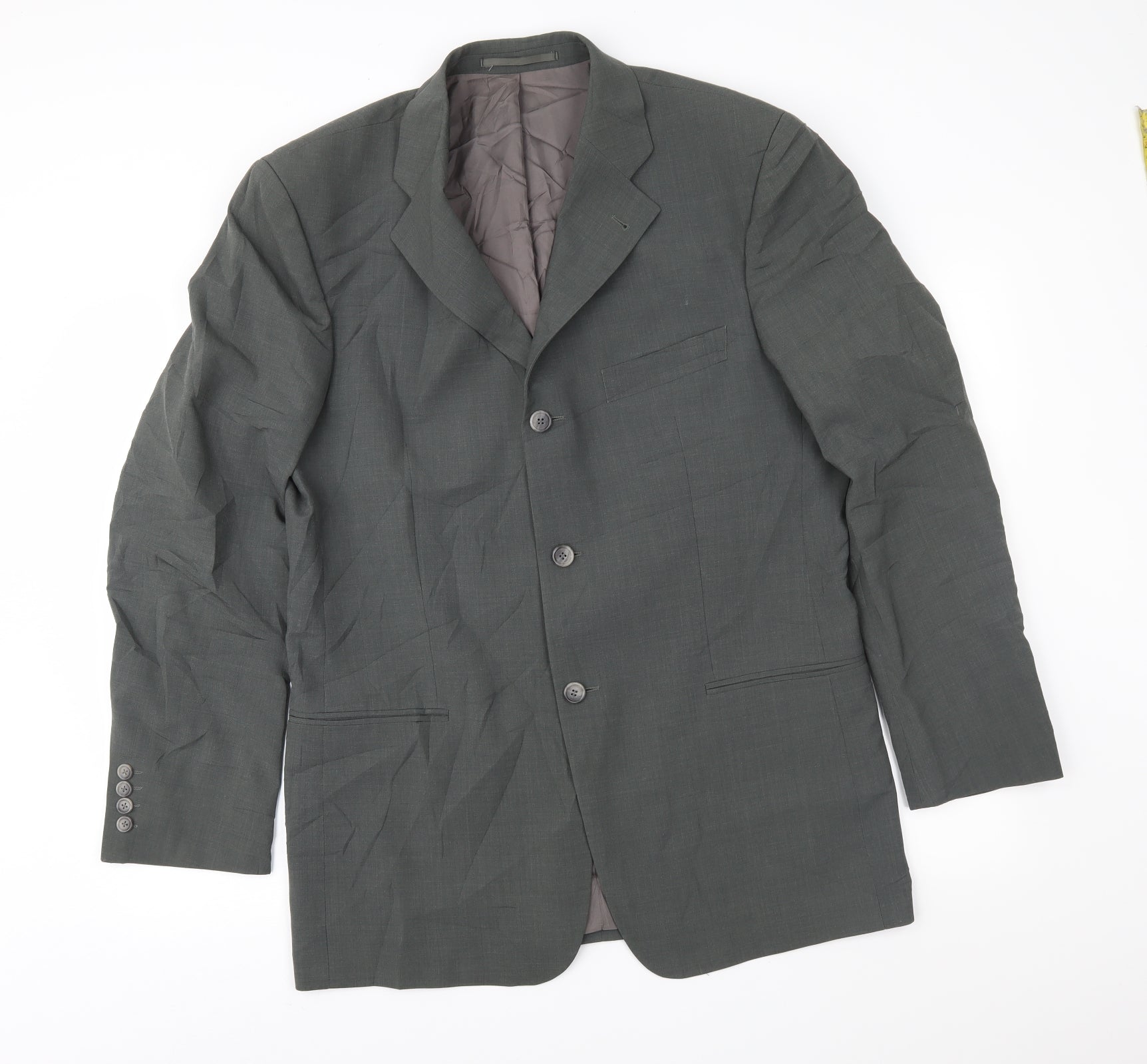 Strellson Mens Green Jacket Suit Jacket Size 44 – Preworn