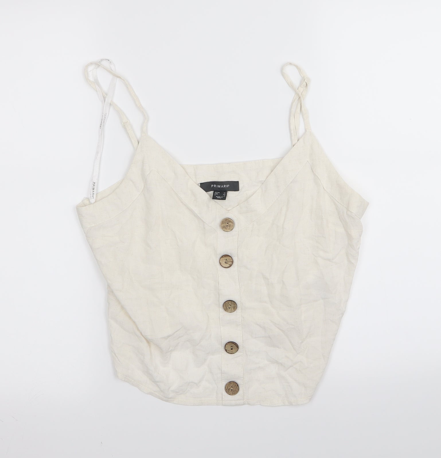 Primark Womens White Camisole Tank Size 12 – Preworn