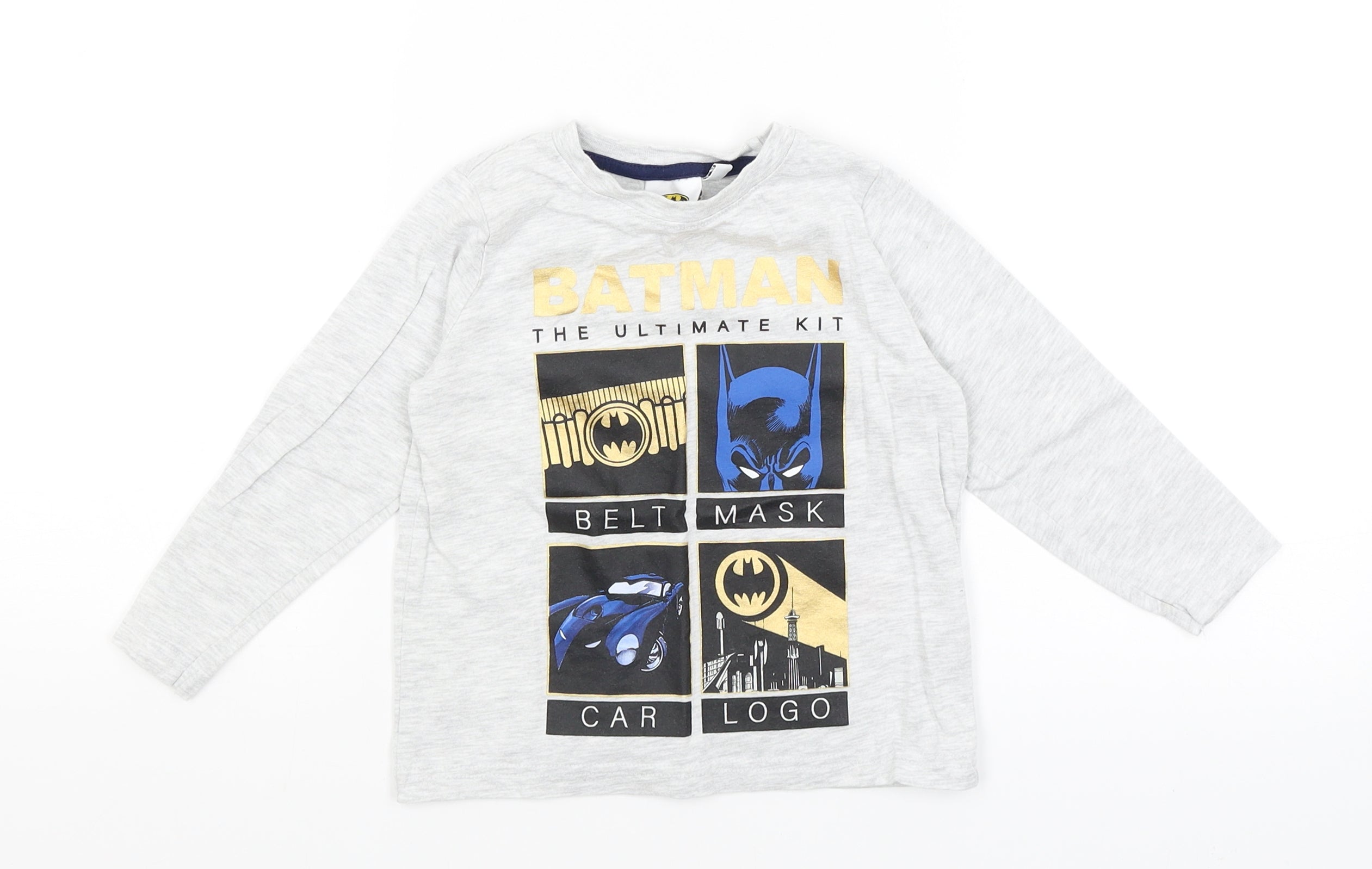Primark Boys Grey Basic T-Shirt Size 2-3 Years - Batman – Preworn