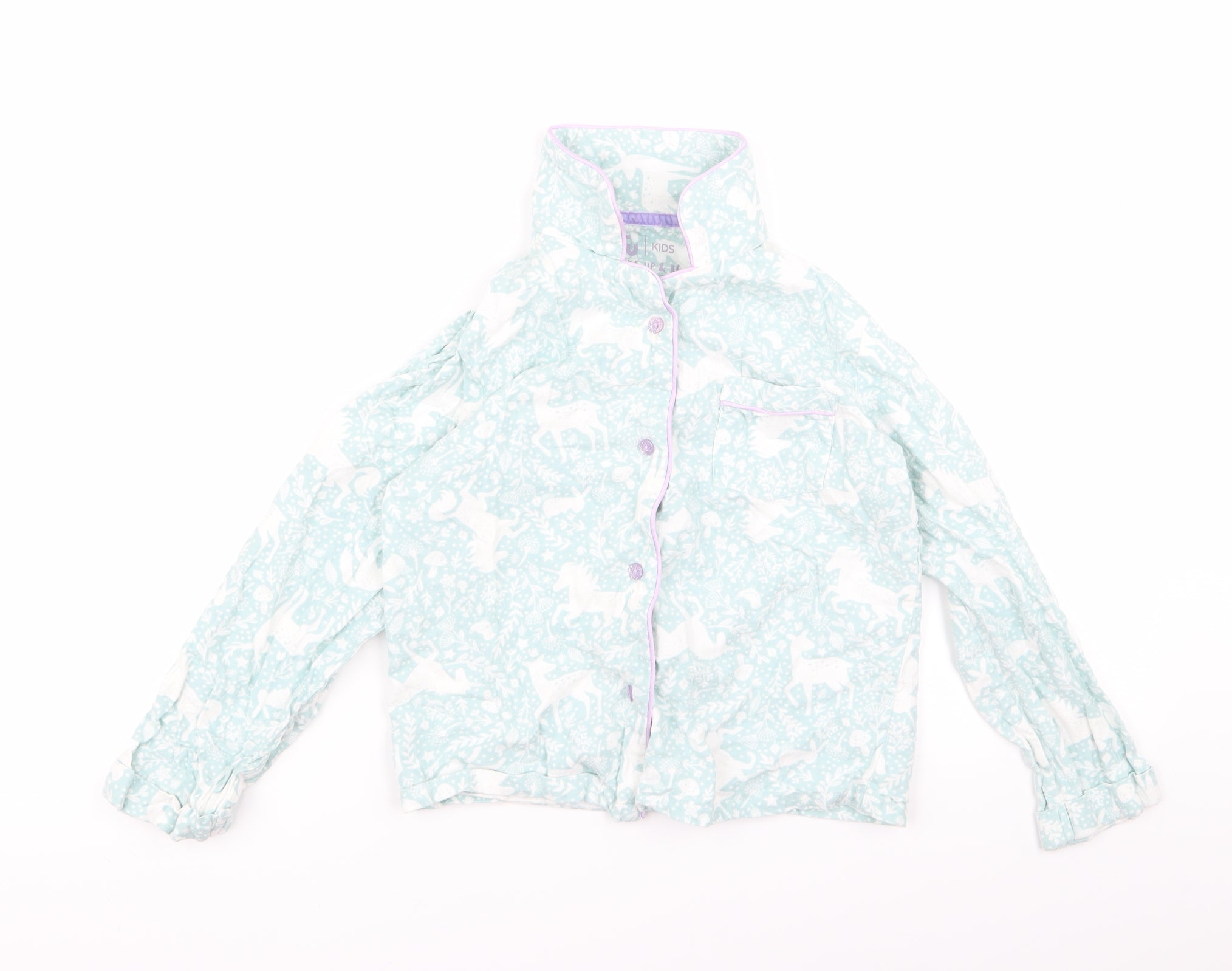 TU Girls Blue Animal Print Cami Nightshirt Size 8 Years – Preworn