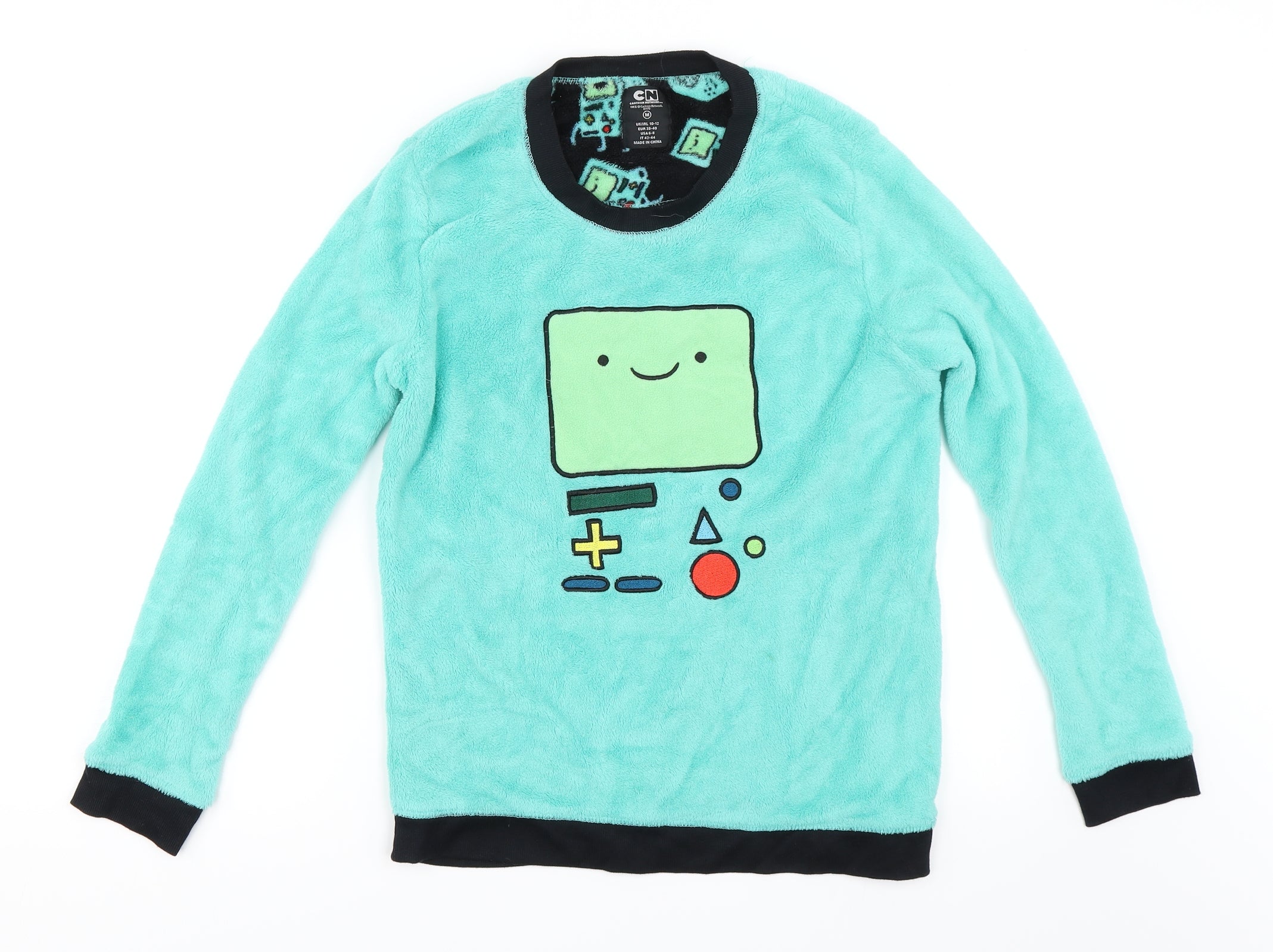 Primark Womens Blue Solid Top Pyjama Top Size M - Cartoon Network – Preworn