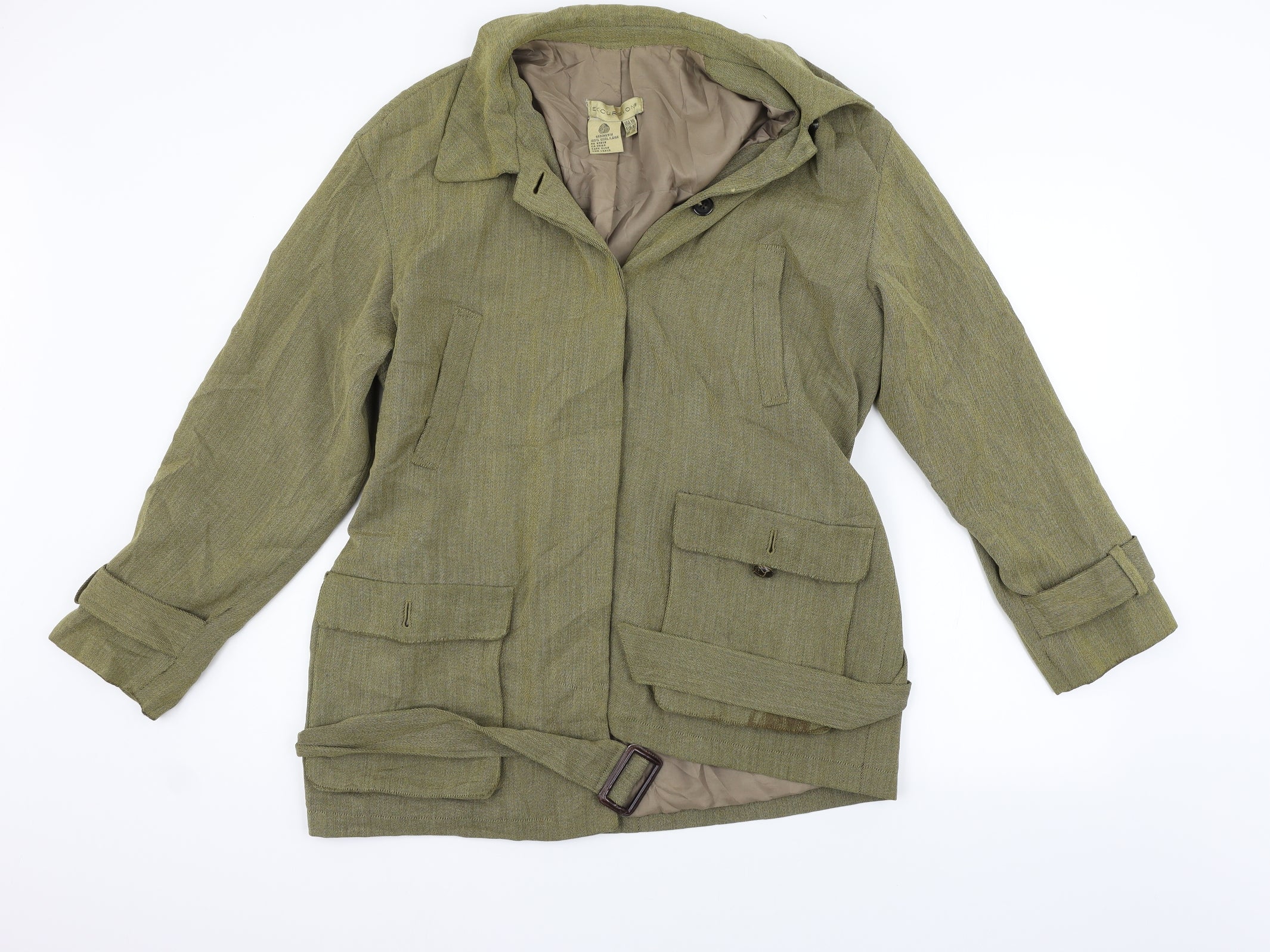 excursion Womens Green Jacket Coat Size 12 - washable marks – Preworn