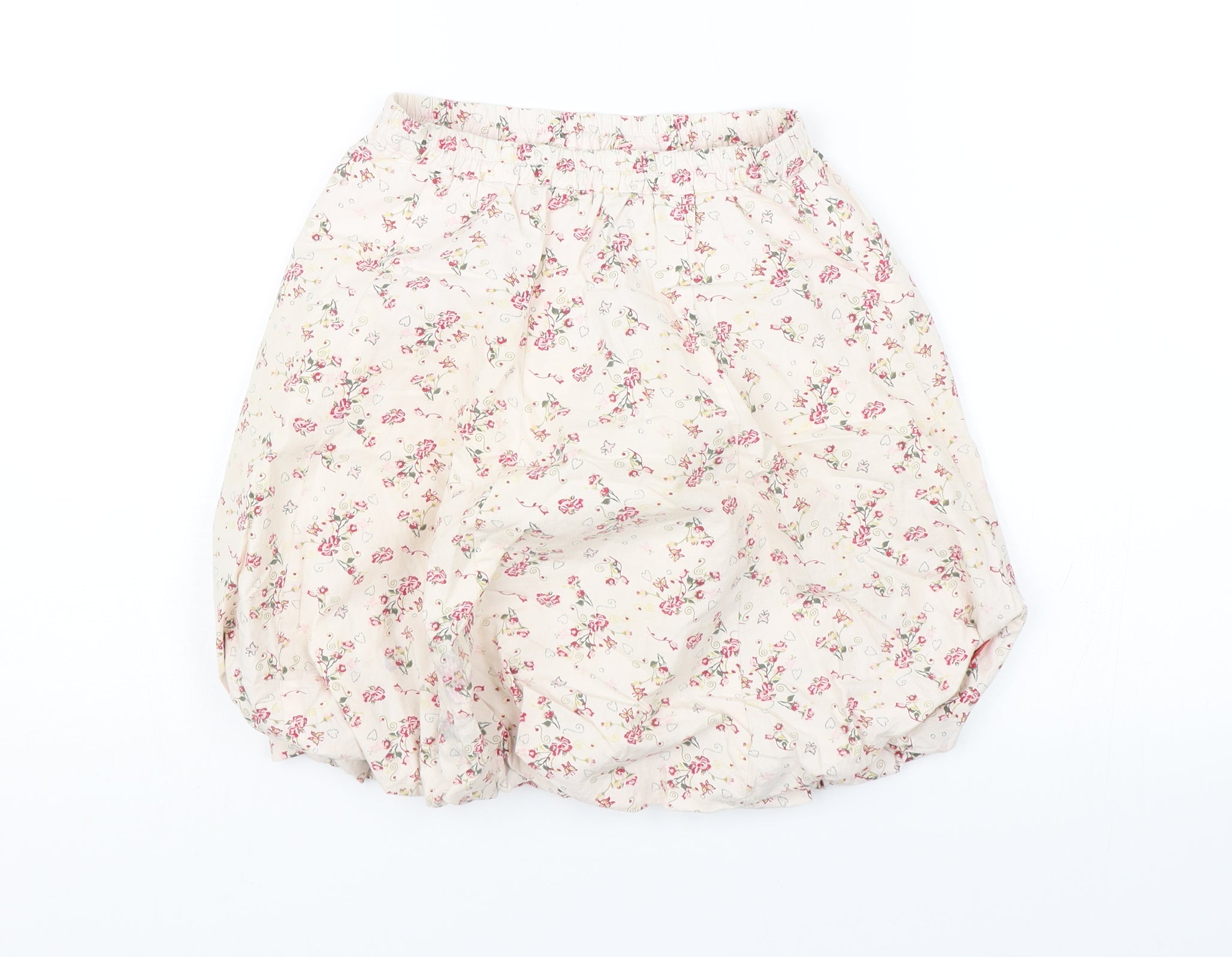 Kidoki Girls Pink Floral Skater Skirt Size 6 Years – Preworn
