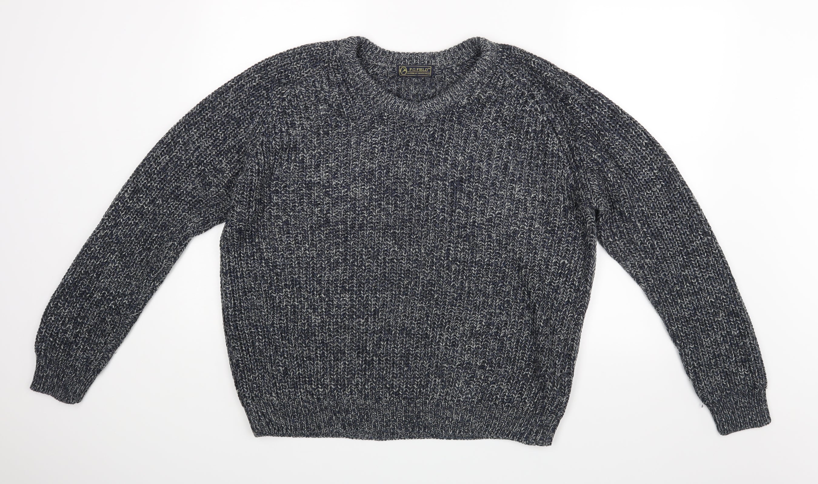 P G Field Mens Blue Pullover Jumper – Preworn