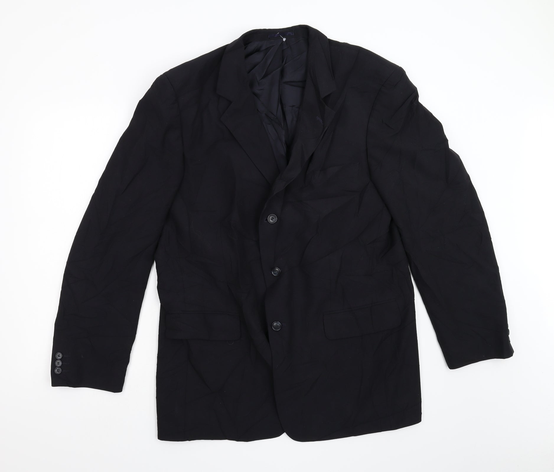 Copperstone Mens Blue Jacket Suit Jacket Size 44 – Preworn