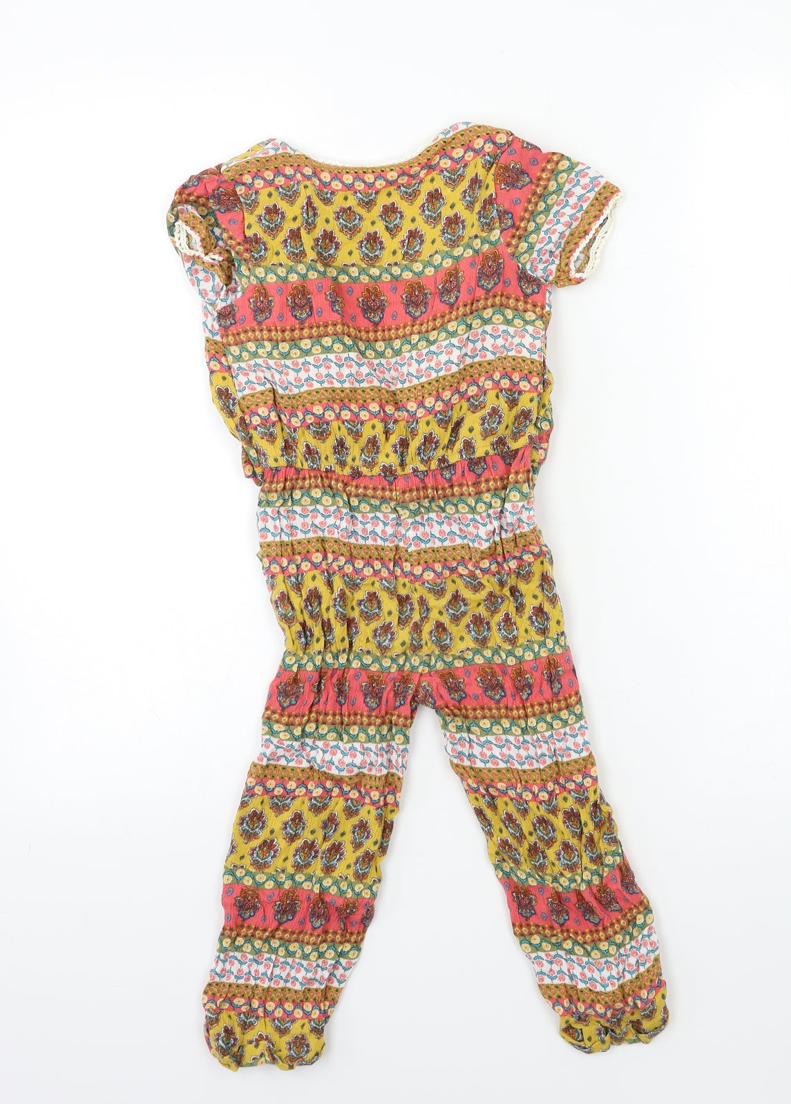 Matalan Girls Pink Striped Jumpsuit One-Piece Size 2-3 Years – Preworn