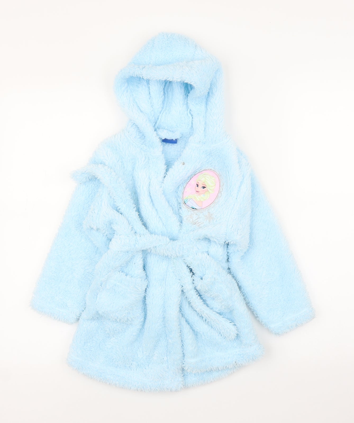Matalan Girls Blue Solid Capri Robe Size 4 Years - Disney, Frozen – Preworn
