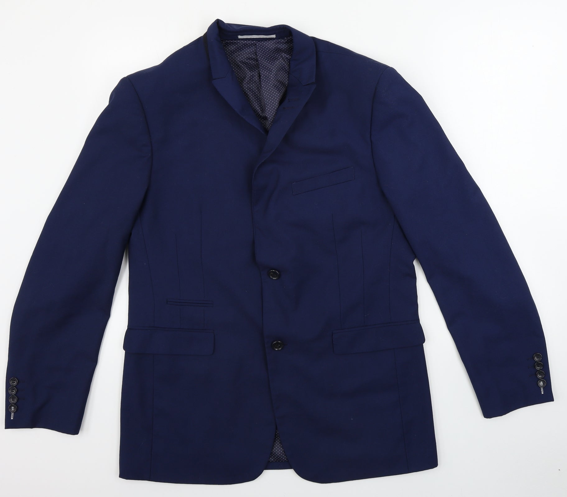 Skopes Mens Blue Jacket Suit Jacket Size L – Preworn