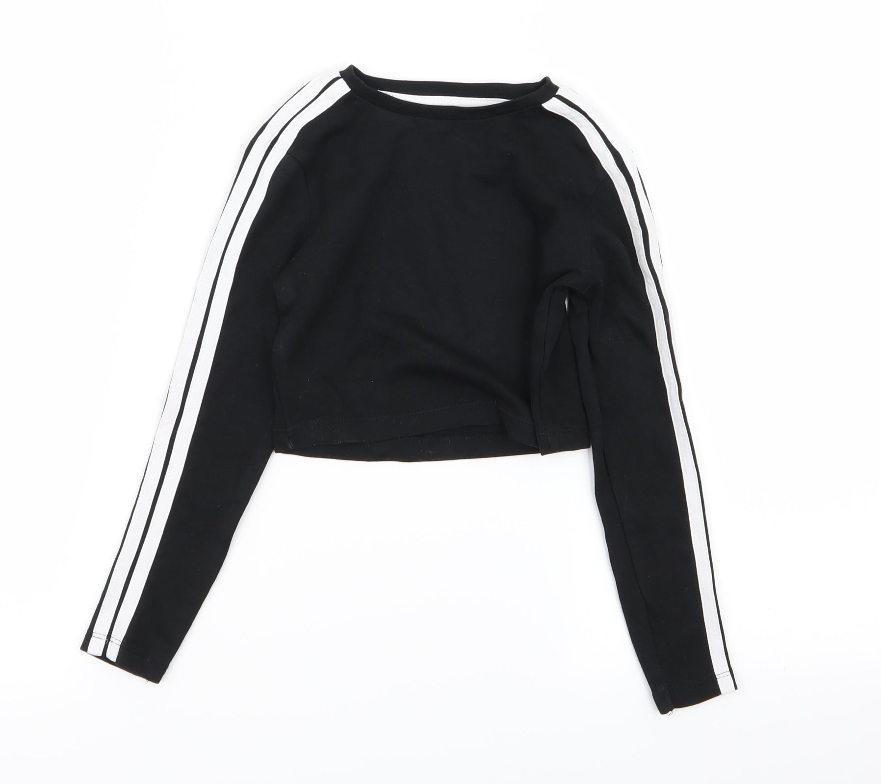 Asda George Girls Black Basic T-Shirt Size 5-6 Years – Preworn