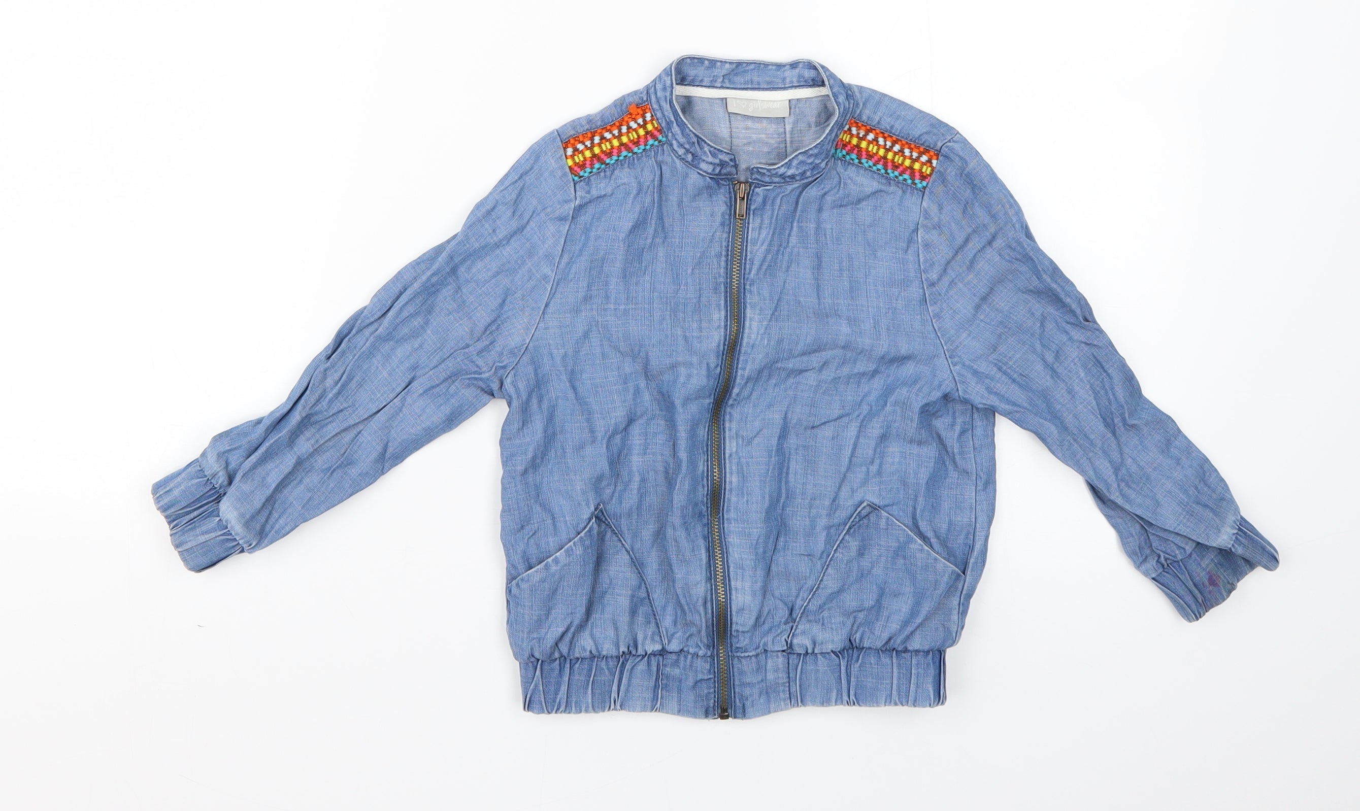 i love girls wear Girls Blue Basic Jacket Jacket Size 3 Years – Preworn