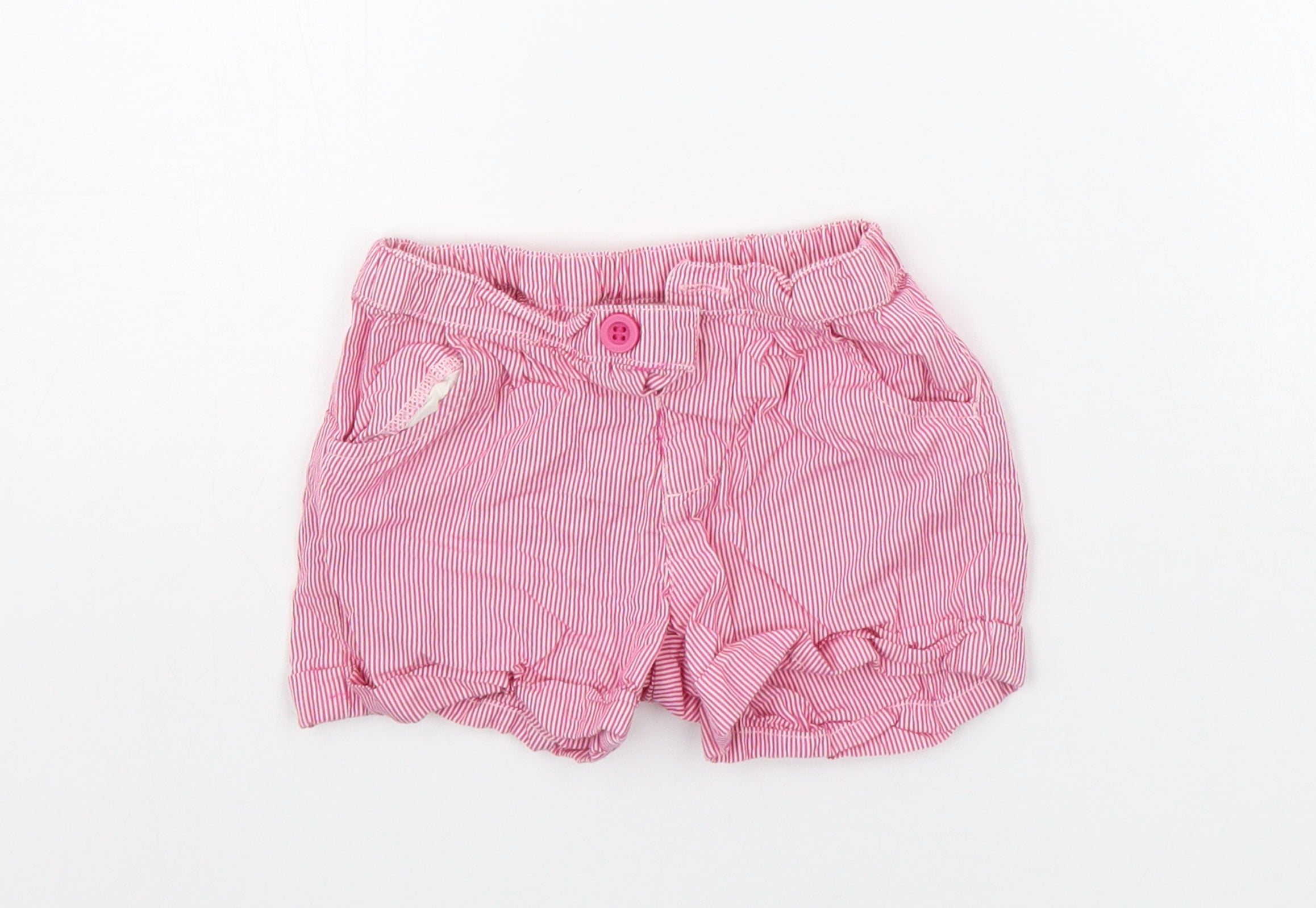 Mini Club Baby Pink Striped Cropped Trousers Size 12-18 Months – Preworn